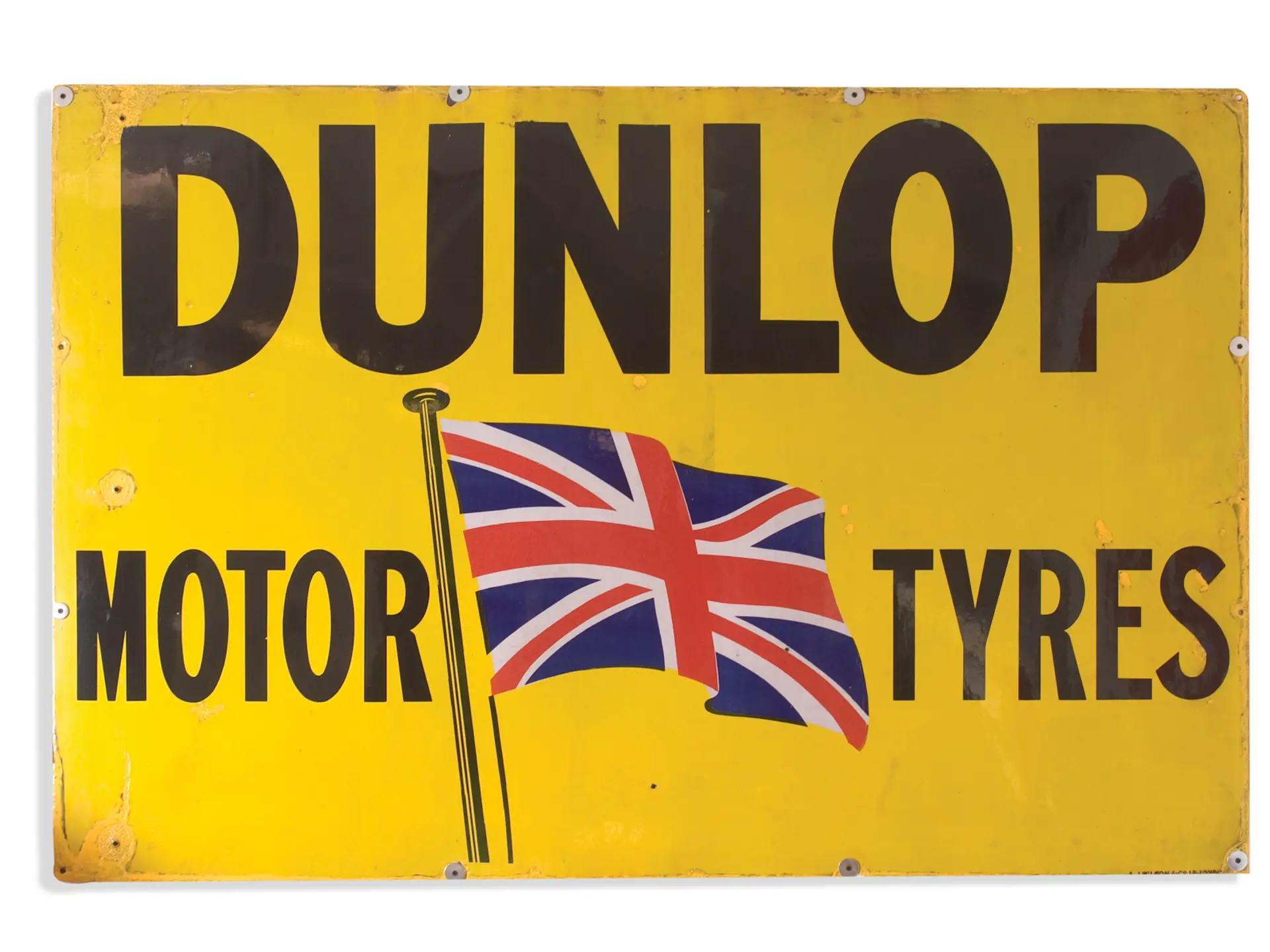 DUNLOP MOTOR TYRES SIGN | The Ponder Collection | RM Sotheby's