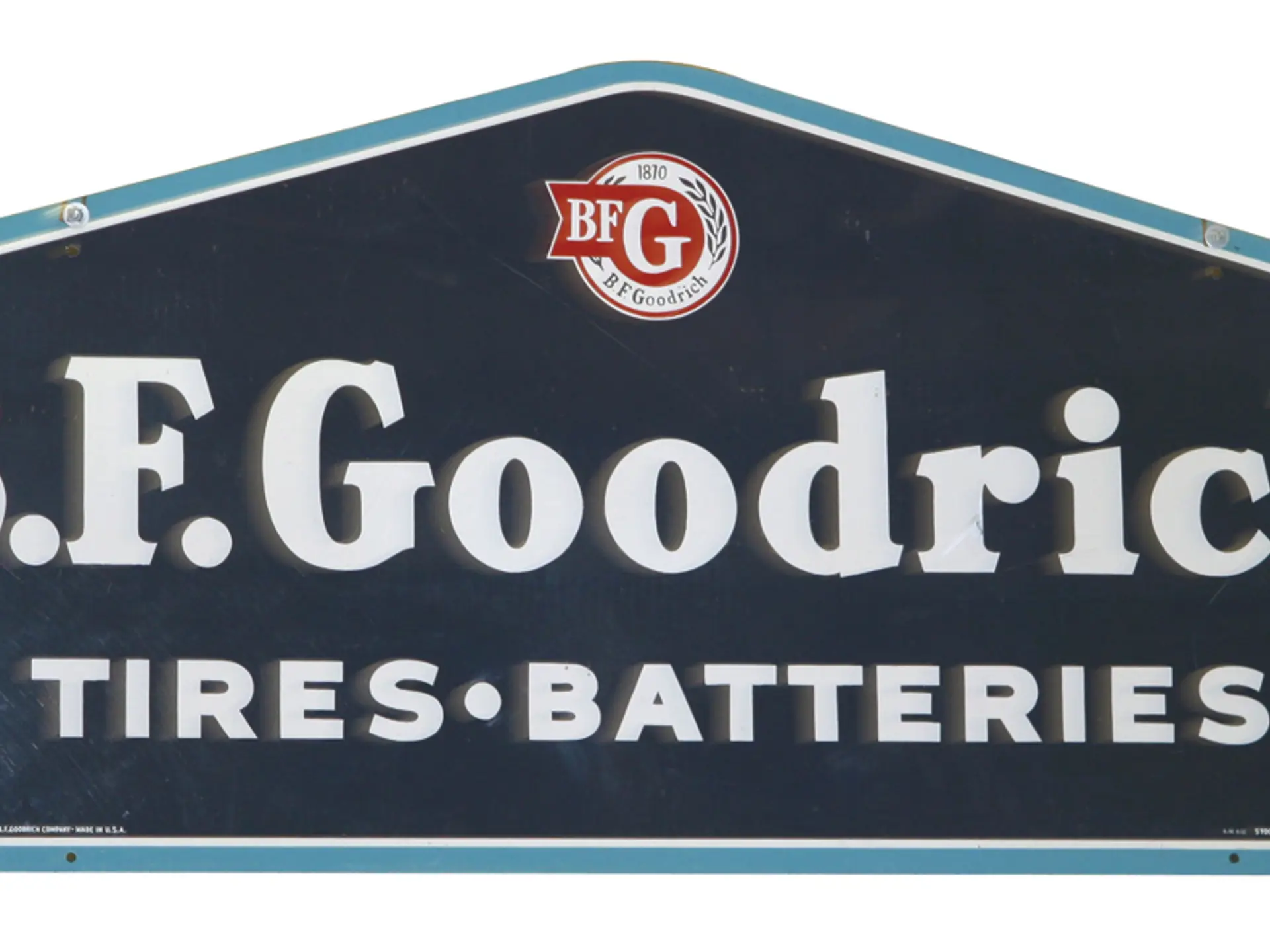 B.F. GOODRICH SIGN | Private Collection of Tom & Marlene Stackhouse ...