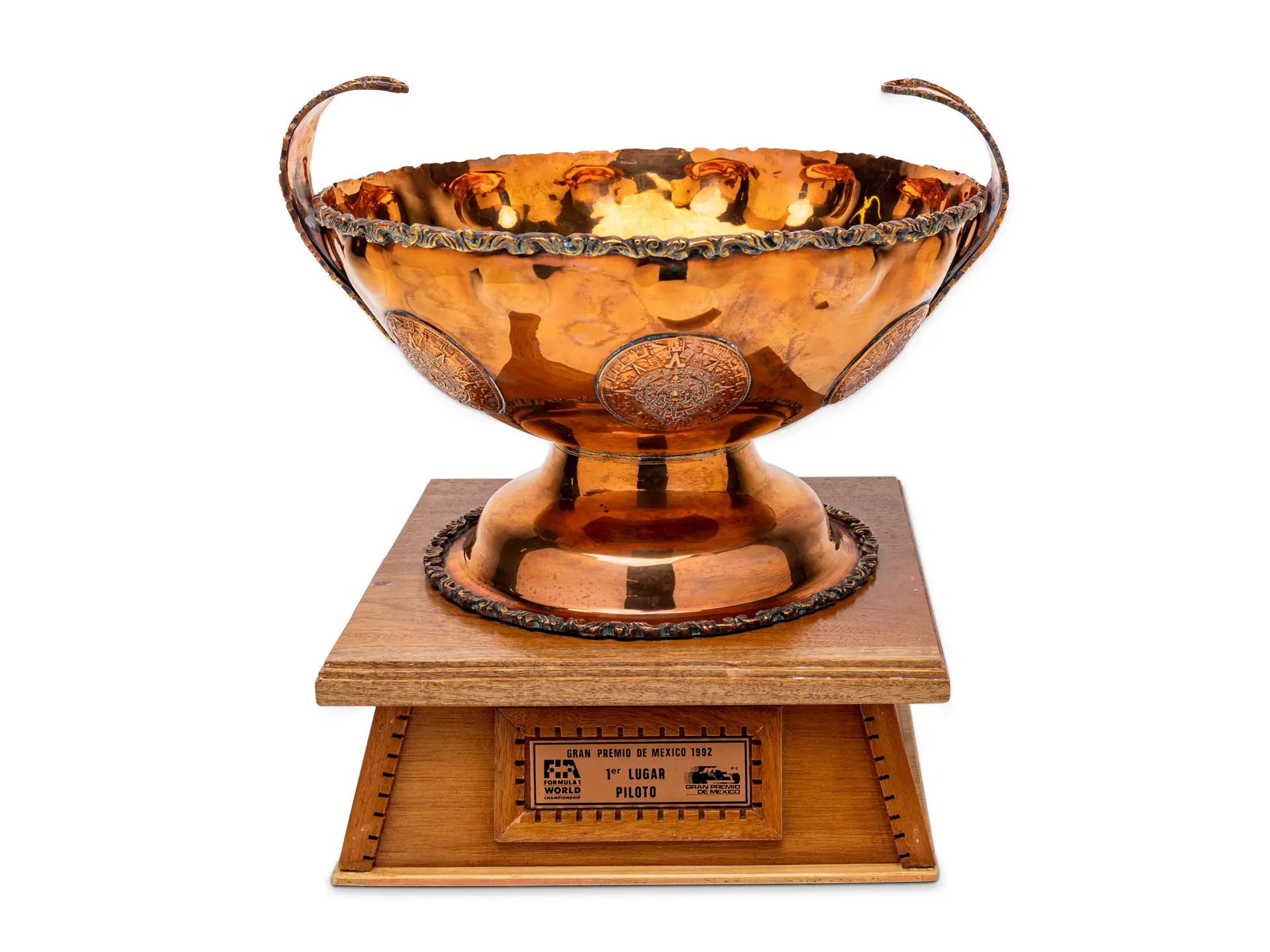 1992 Mexican Grand Prix 1st-Place Trophy | Nigel Mansell’s Legacy ...