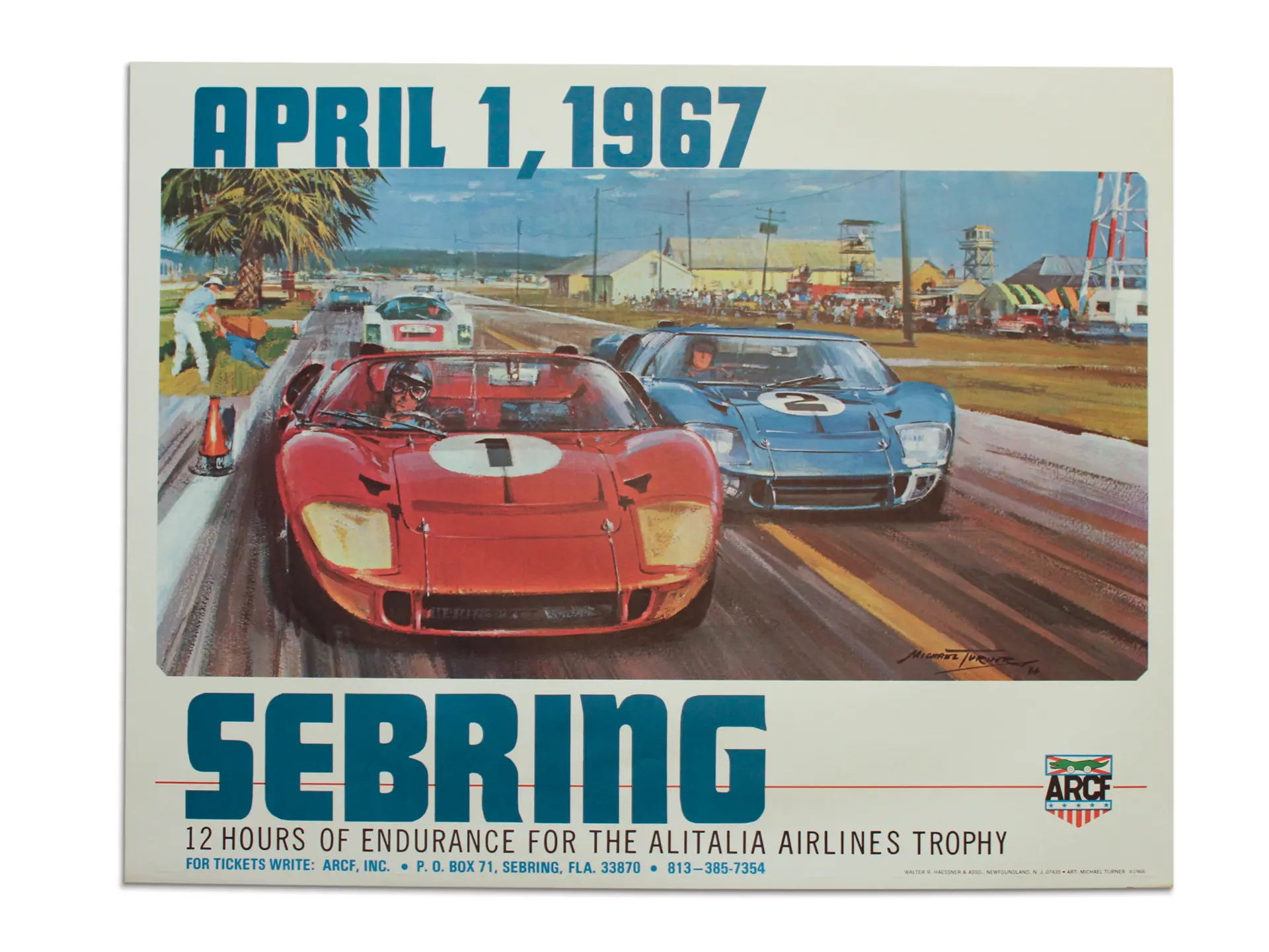 "April 1, 1967 Sebring 12 Hours of Endurance for the Alitalia Airlines ...