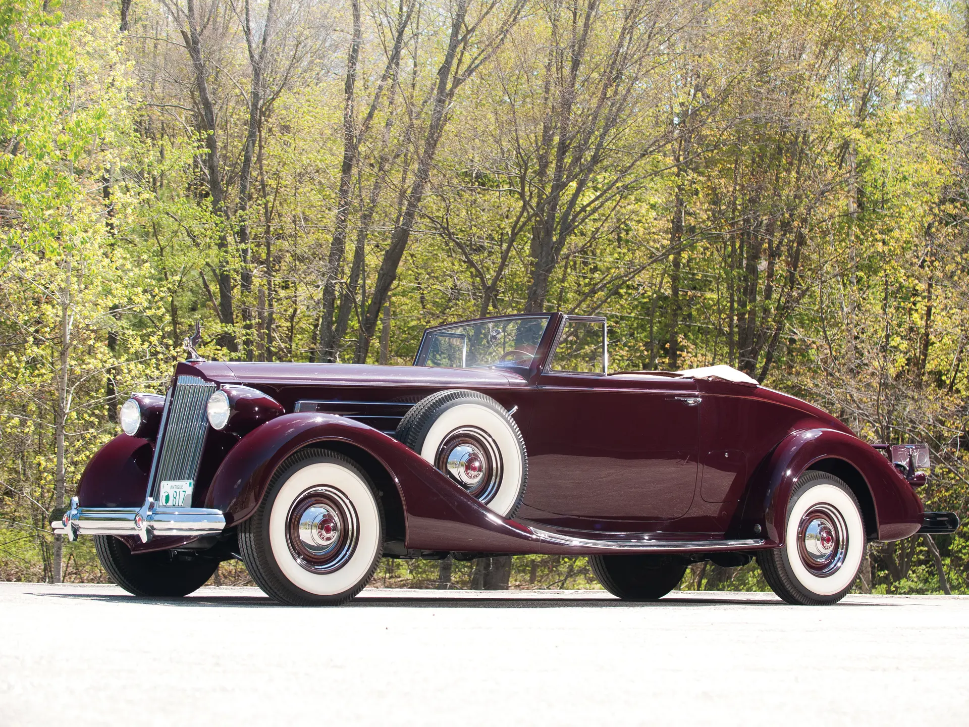 1937 Packard Twelve Coupe Roadster | St. John's 2012 | RM Sotheby's