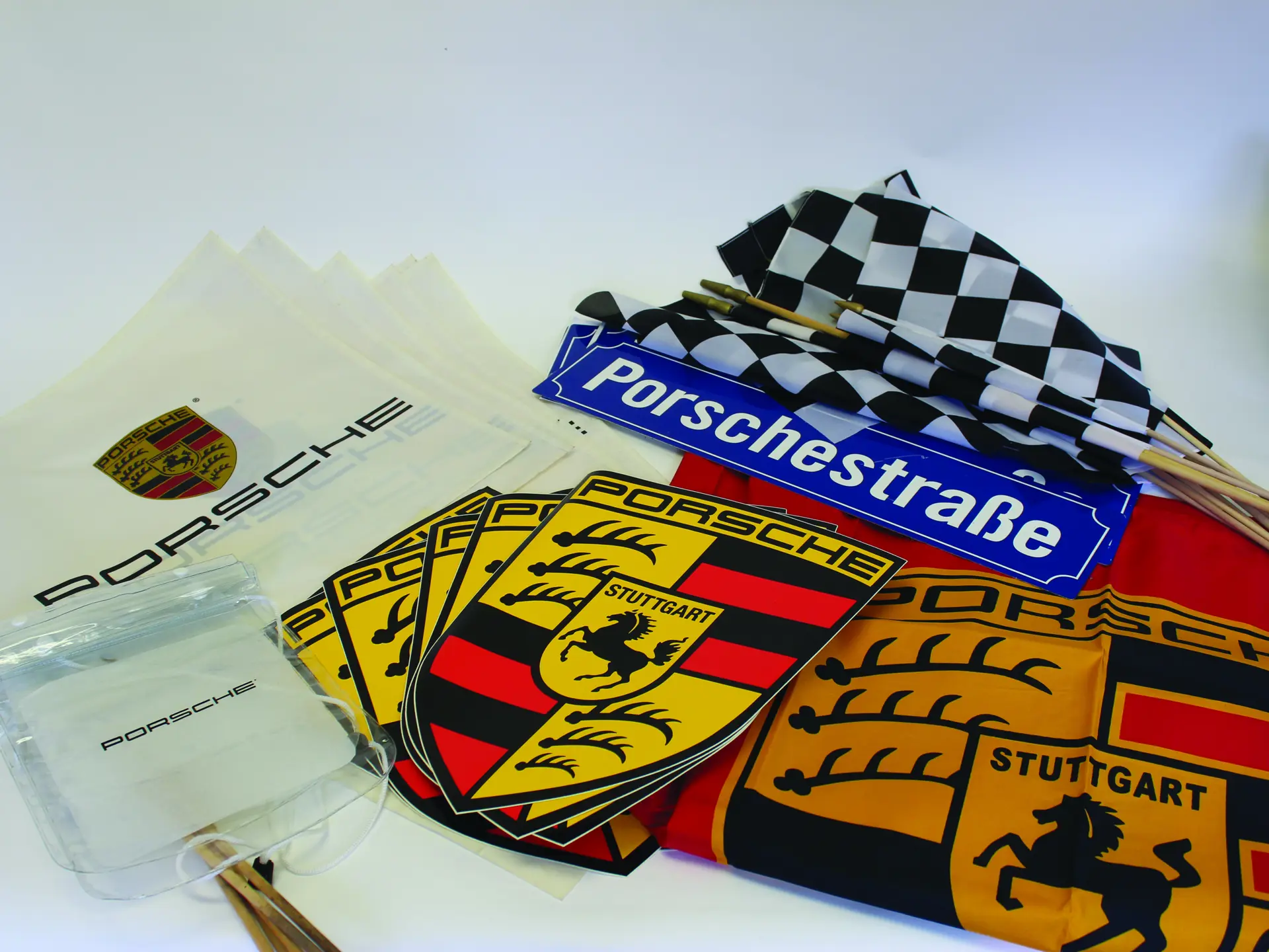 A mixed grouping of Porsche display items. | Fort Lauderdale 2017 | RM ...