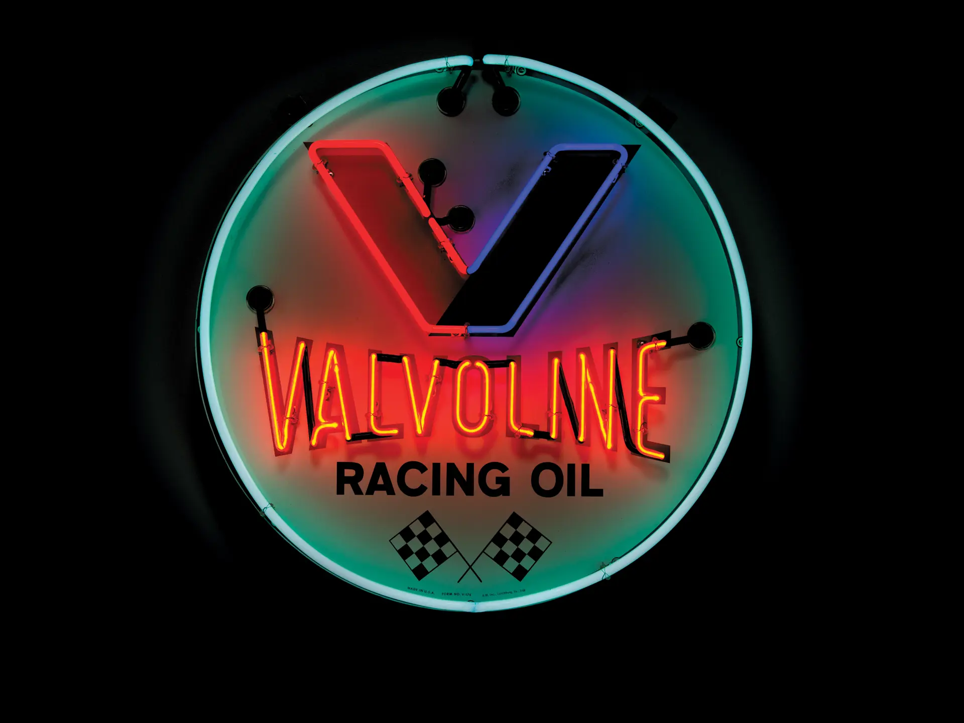 Valvoline Racing Oil Neon Sign | The Andrews Collection | RM Sotheby's