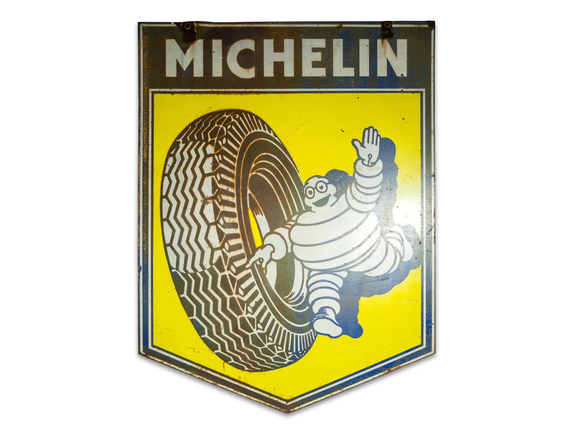 Porcelain Michelin Tires Sign | Gene Ponder Collection | RM Sotheby's