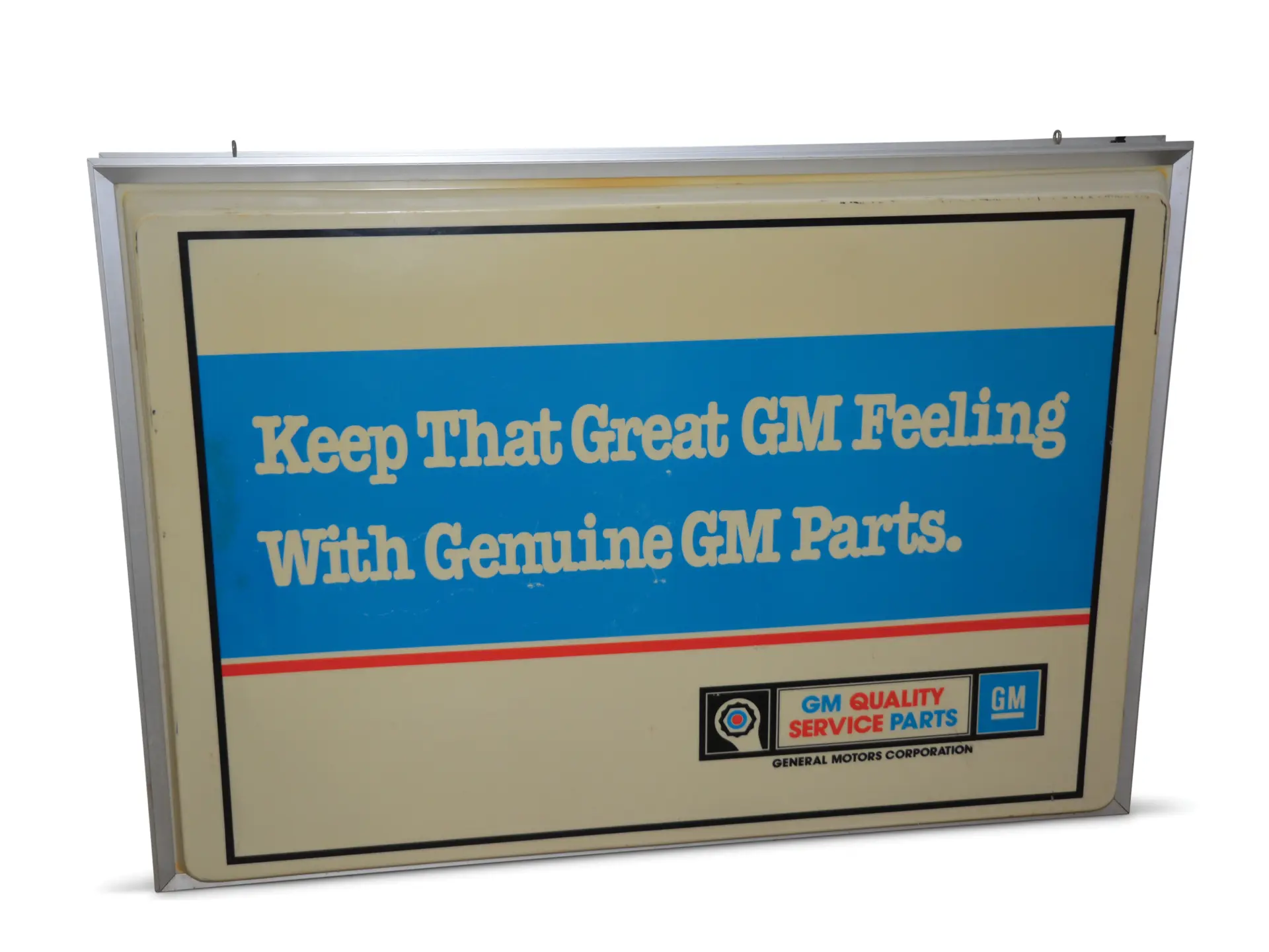 GM Quality Service Parts Lighted Plastic Sign | Auburn Fall 2019 | RM ...