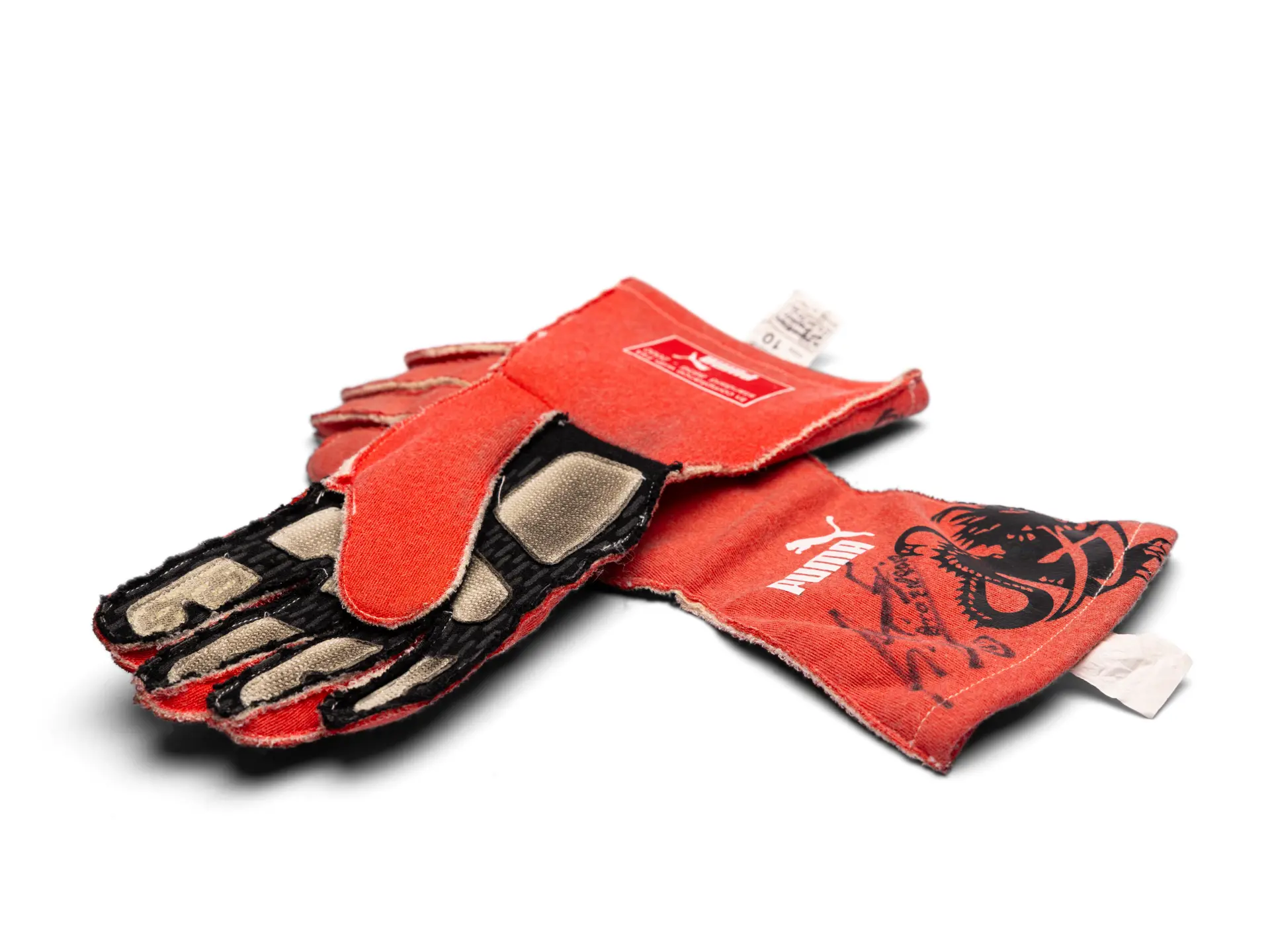 2012 Michael Schumacher Puma Signed Racing Gloves | The Schumacher and ...