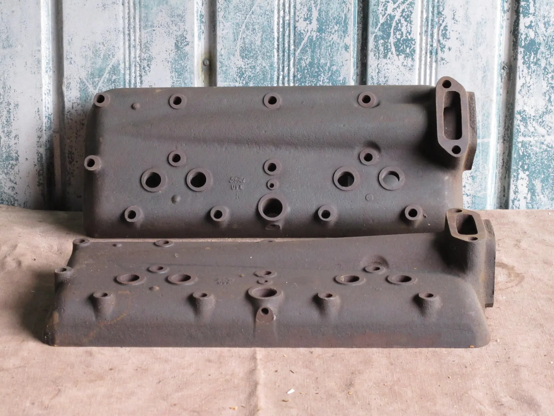 NOS Ford Script Model A Cylinder Heads | The Lee Roy Hartung Collection ...