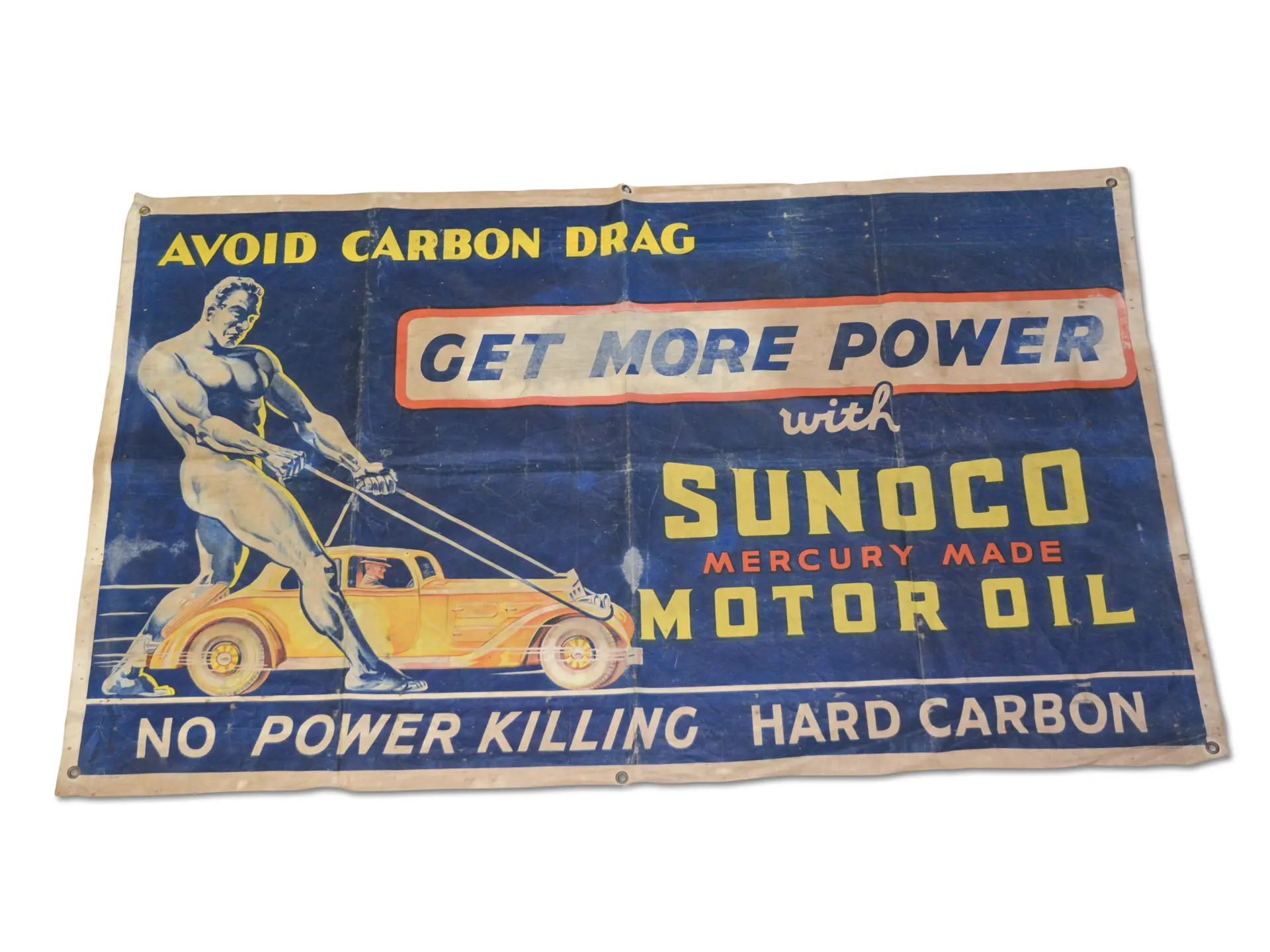 "Sunoco Mercury Made Motor Oil" Cloth Banner | Auburn Fall 2019 | RM ...