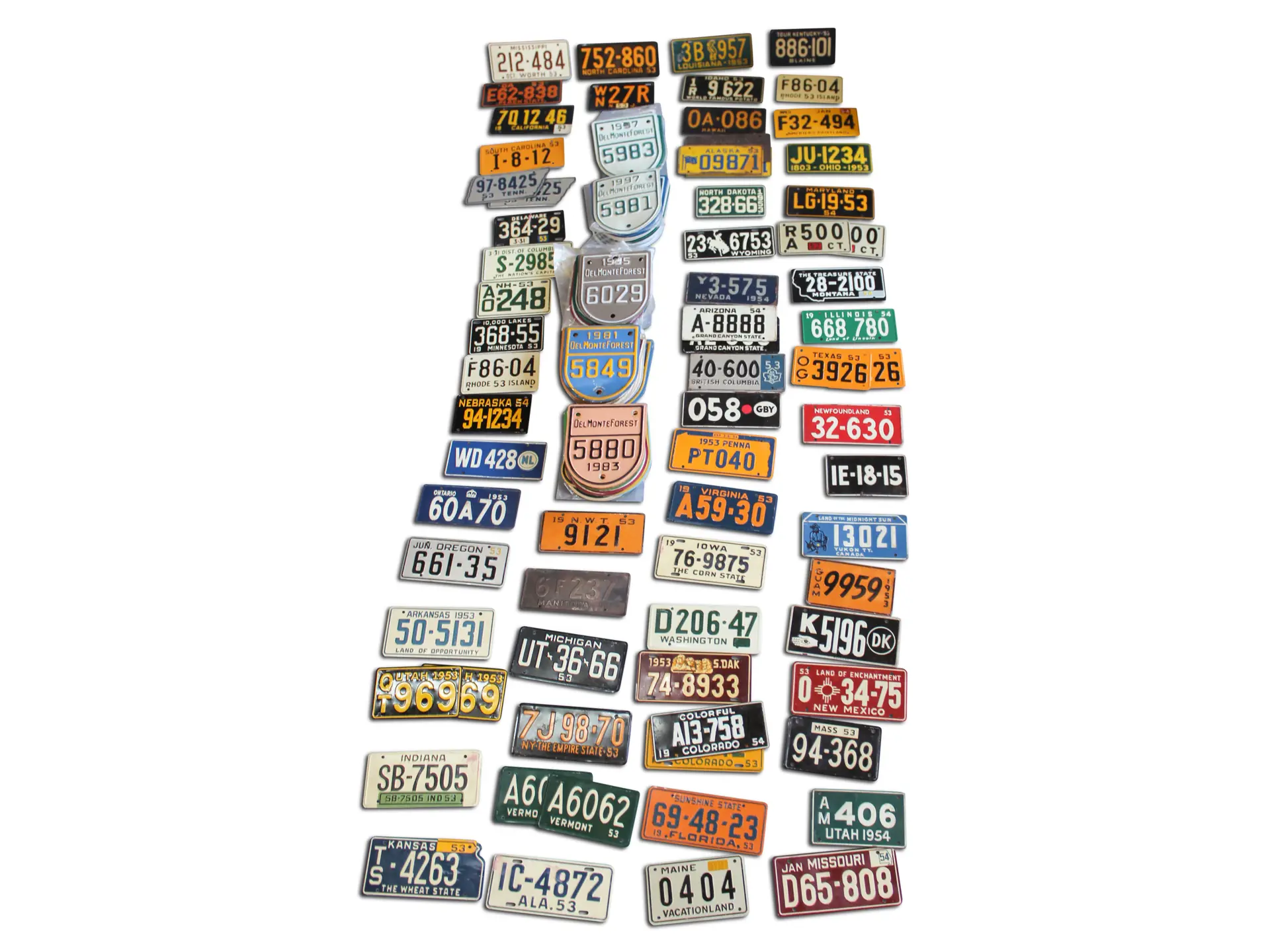 Collection of Wheaties License Plates | Hershey 2023 | RM Sotheby's