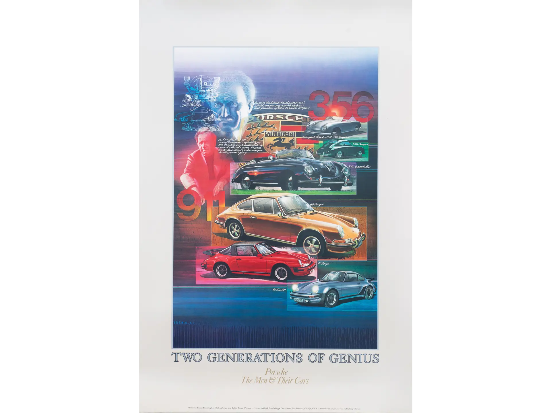 “Porsche, Two Generations of Genius, the Men and Their Cars” Original ...