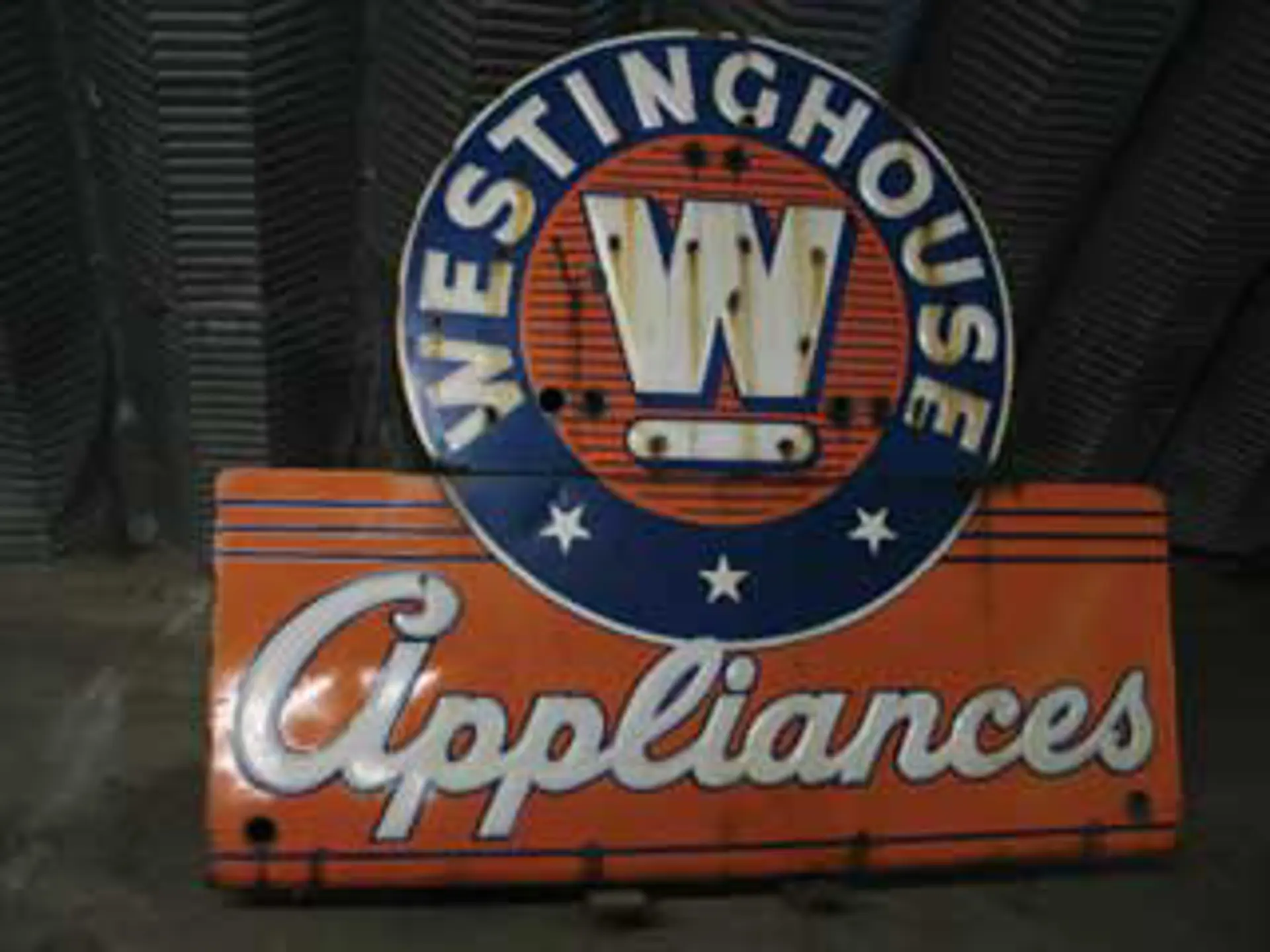 1930's Westinghouse porcelain sign | The Florida Collector Car Auction ...