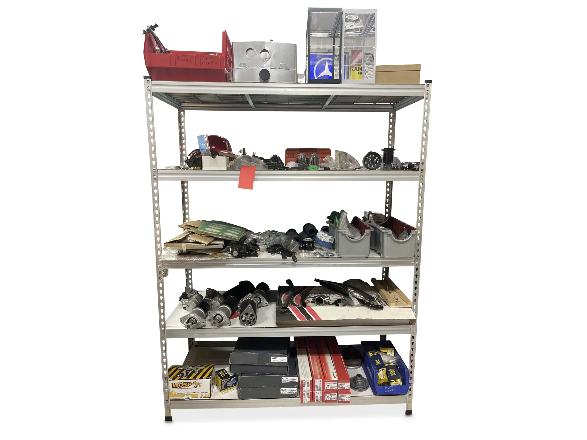 Parts Shelving with Contents | Gene Ponder Collection | RM Sotheby's