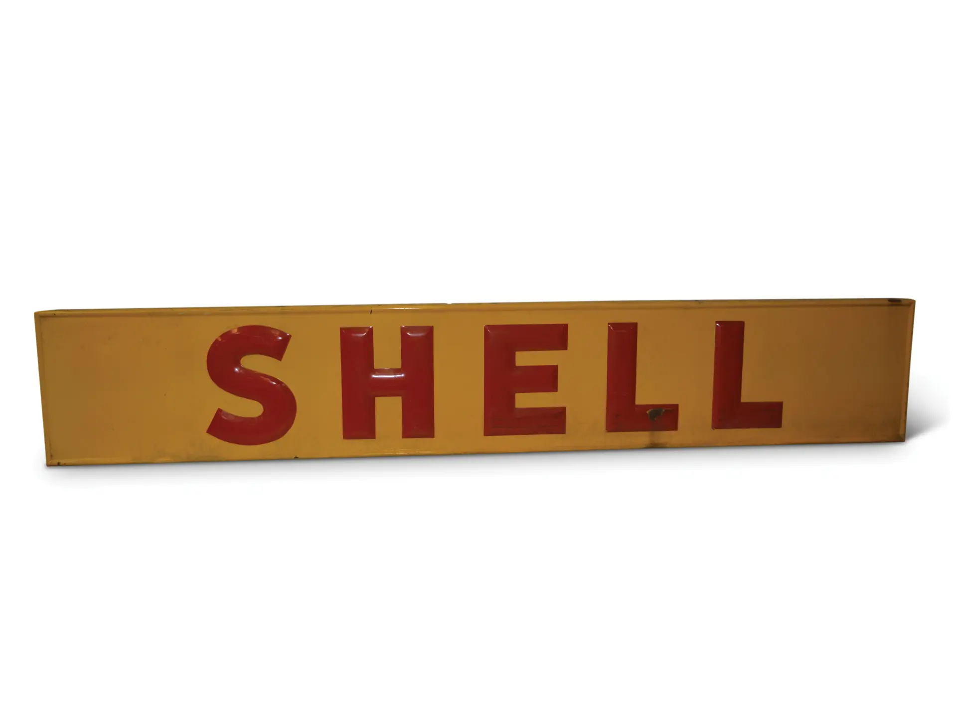 Large Embossed Shell Porcelain Sign | Auburn Fall 2019 | RM Sotheby's