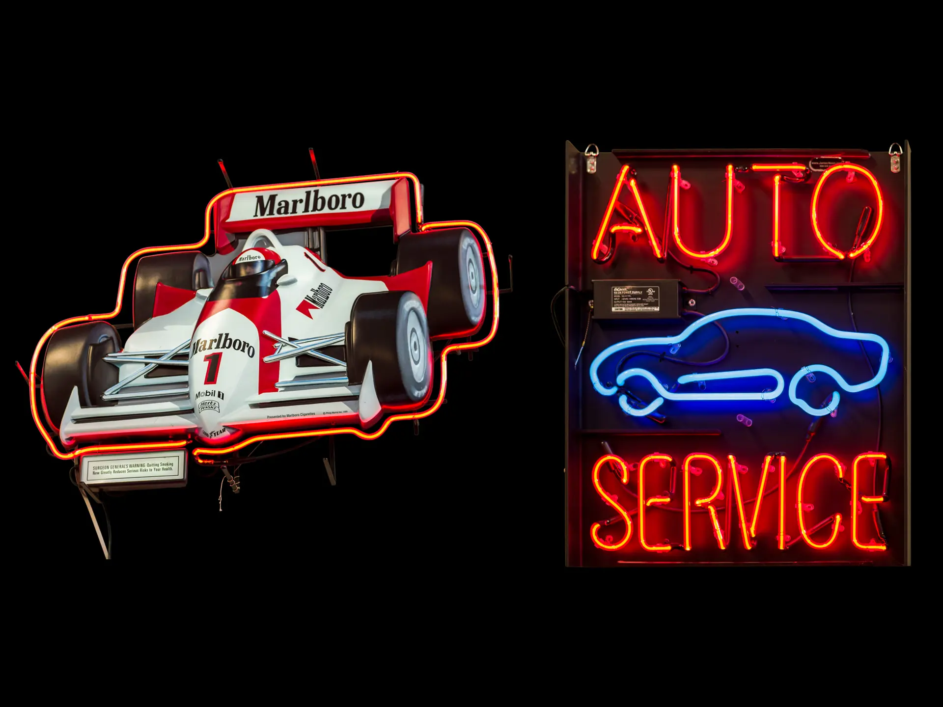 Marlboro Penske Indycar Neon Sign | Gene Ponder Collection | RM Sotheby's