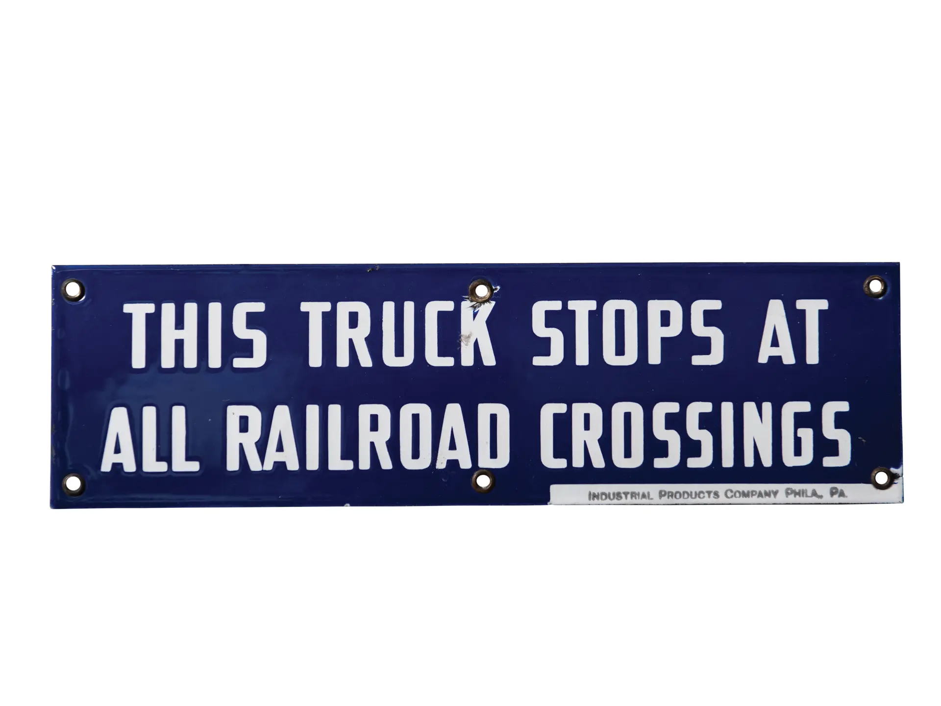 This Truck Stops At All Railroad Crossings Sign | The Dingman ...