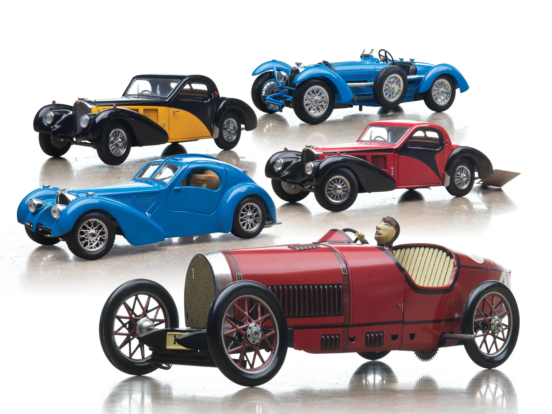 Four Bugatti Models and One Bugatti Tin Toy | The Andrews Collection ...