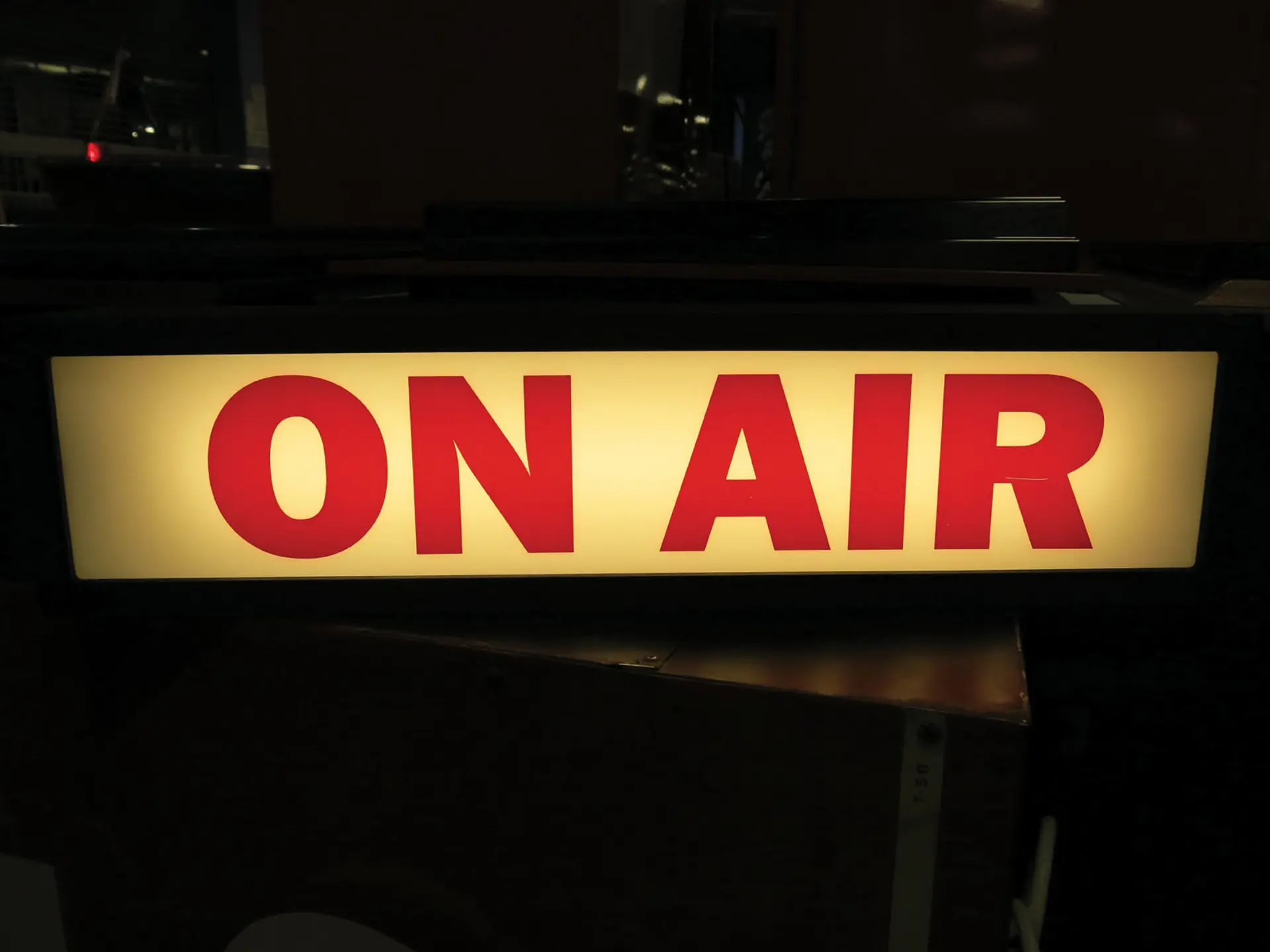 On Air Sign Lexon plastic lens | Fort Lauderdale 2014 | RM Sotheby's