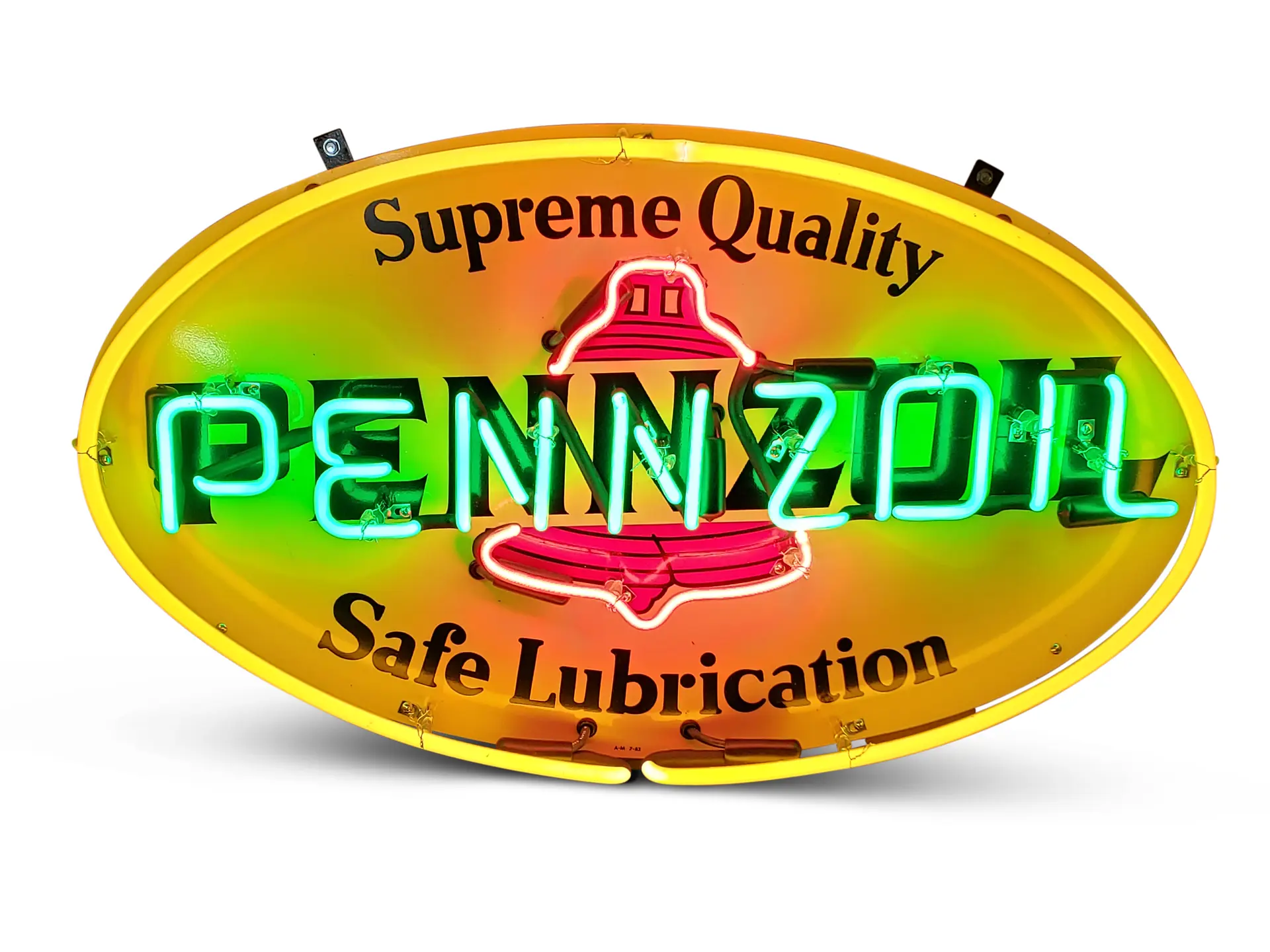 Pennzoil Neon Tin Sign | Driving into Summer | RM Sotheby's