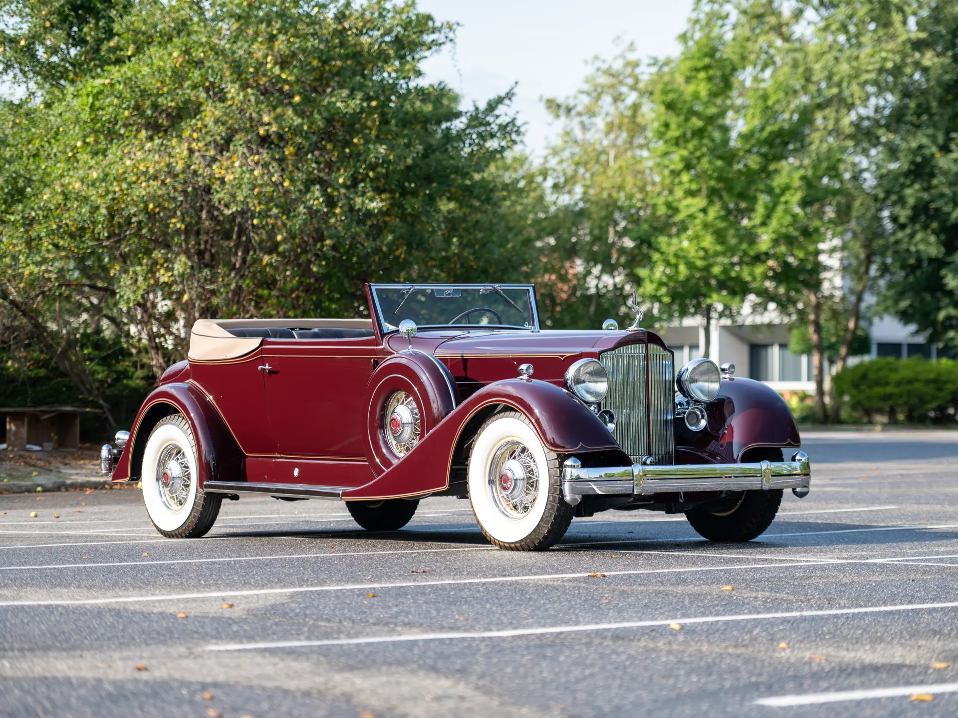 1934 Packard 1107 Twelve Convertible Victoria | Hershey 2024 | RM Sotheby's