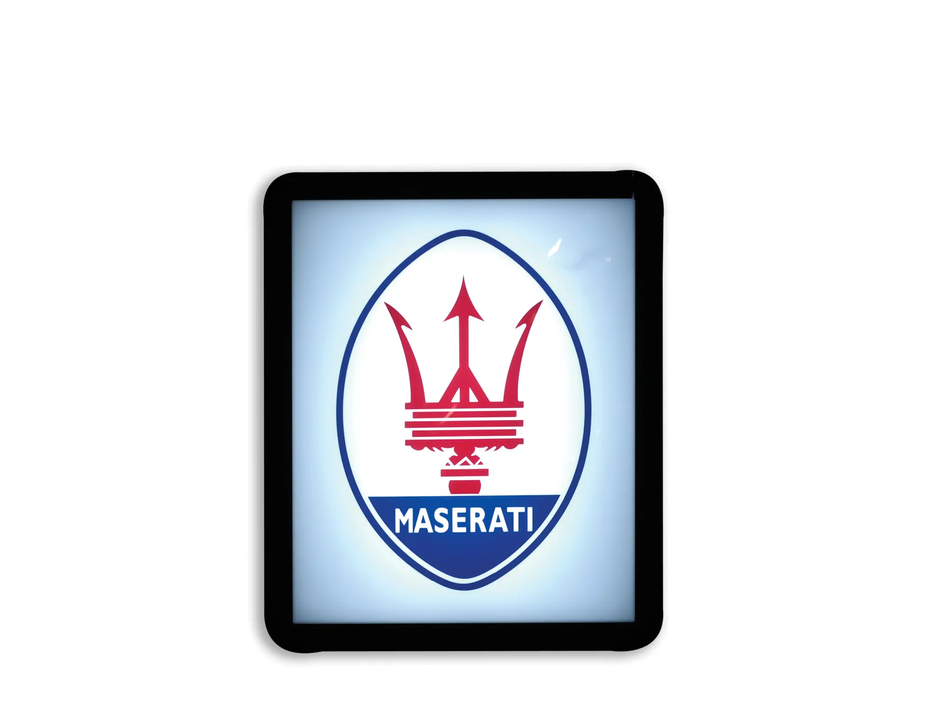 ILLUMINATED MASERATI SIGN | The Ponder Collection | RM Sotheby's