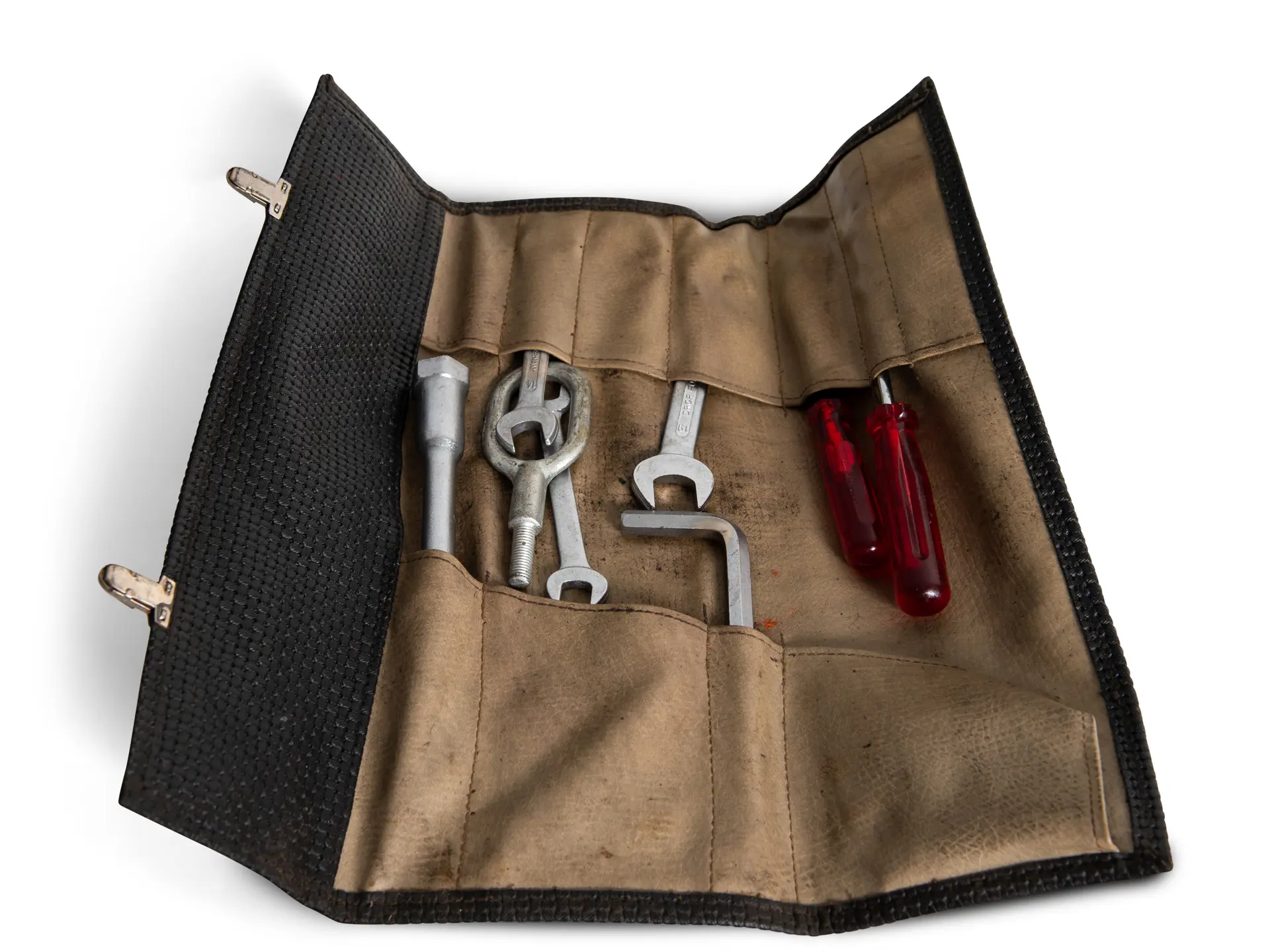 Porsche 911 Tool Kit, Woven Vinyl, Clip Closure | The White Collection ...