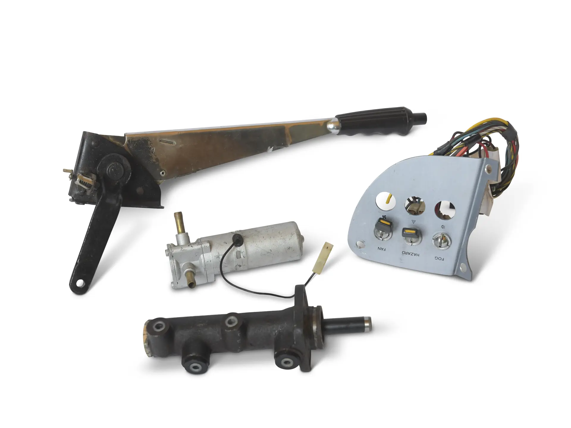 Ferrari Dino 308 GT4 Handbrake, Master Cylinder, Pump and Switch Panel ...