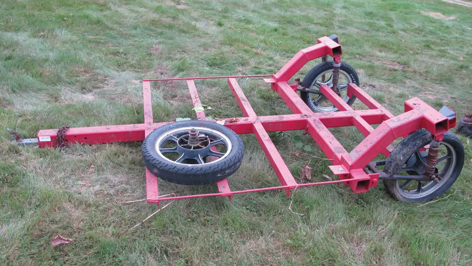 1994 Custom Motorcycle Trailer with Motorcycle Wheels | The Bennett ...