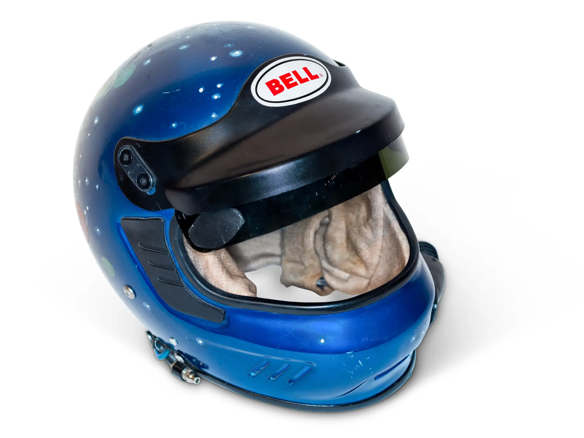 Paul Newman's Bell Racing Helmet Hand-Painted by Lissy Newman | High ...