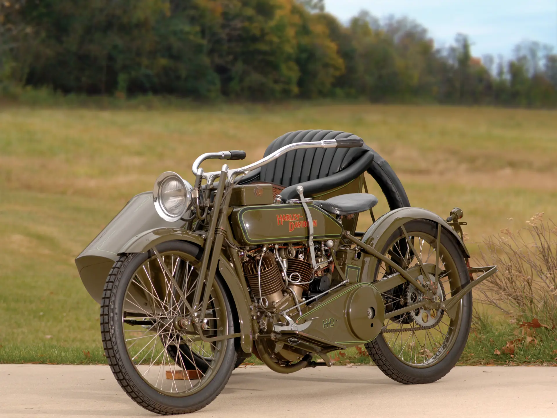 1919 Harley-Davidson Model J with Sidecar | The McMullen Collection ...