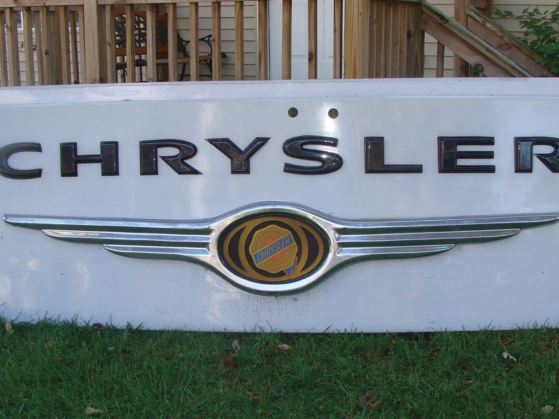 Original 3-D Chrysler Dealership Sign | Auburn Spring 2014 | RM Sotheby's