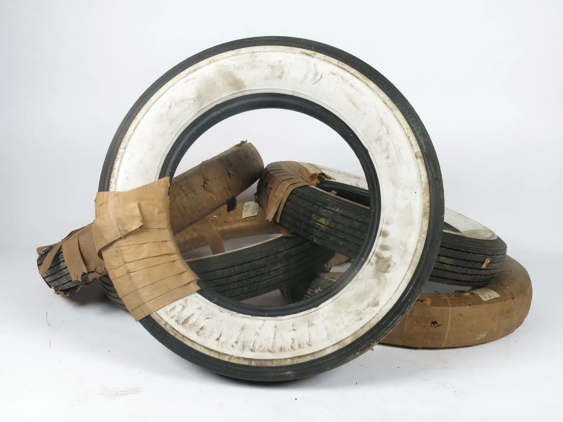 5-5.25/5.50-17 4 Ply Polyester Tires White Wall By Lester NOS | Auburn ...