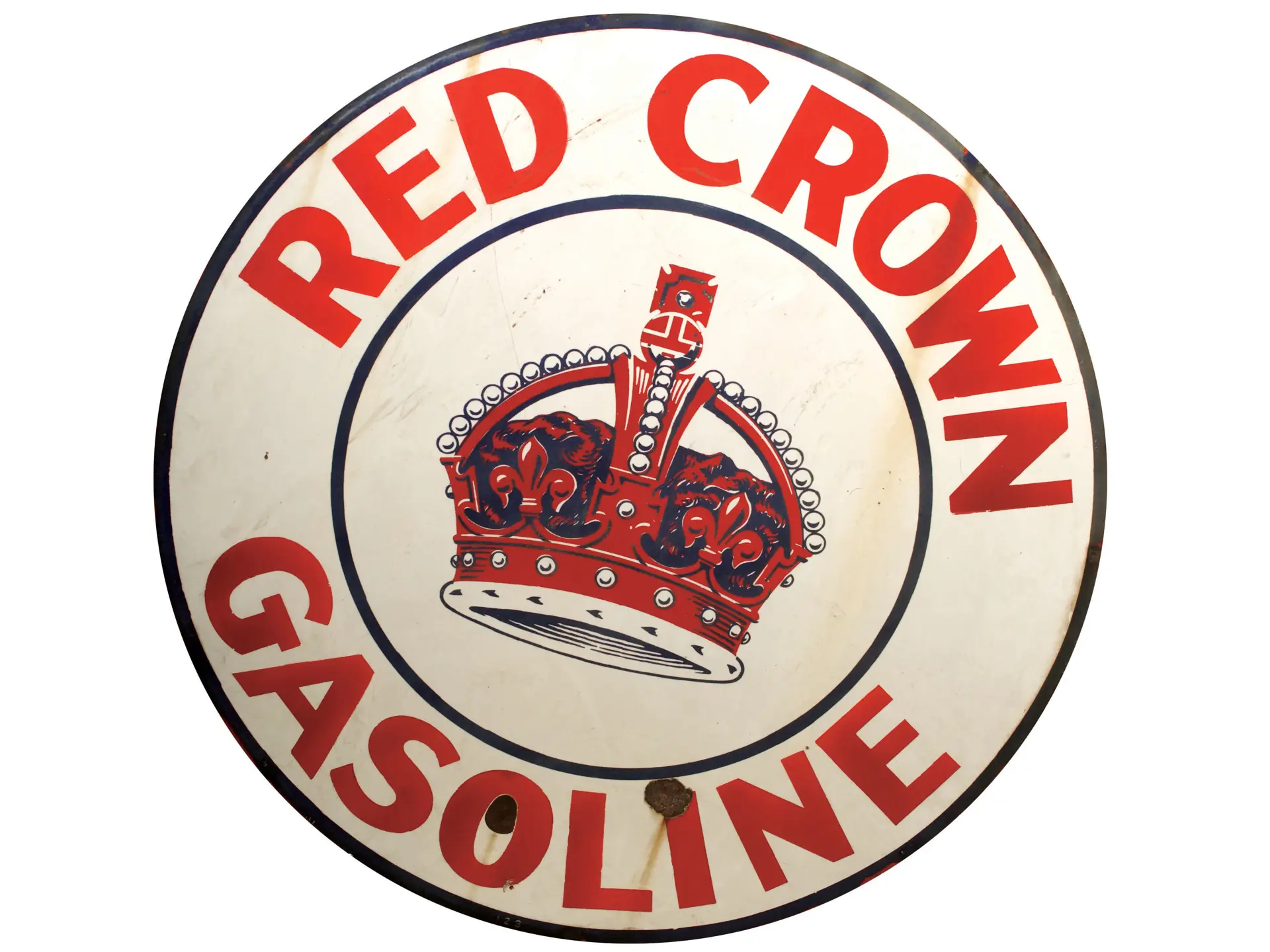 Red Crown Gasoline Sign | The Al Wiseman Collection | RM Sotheby's