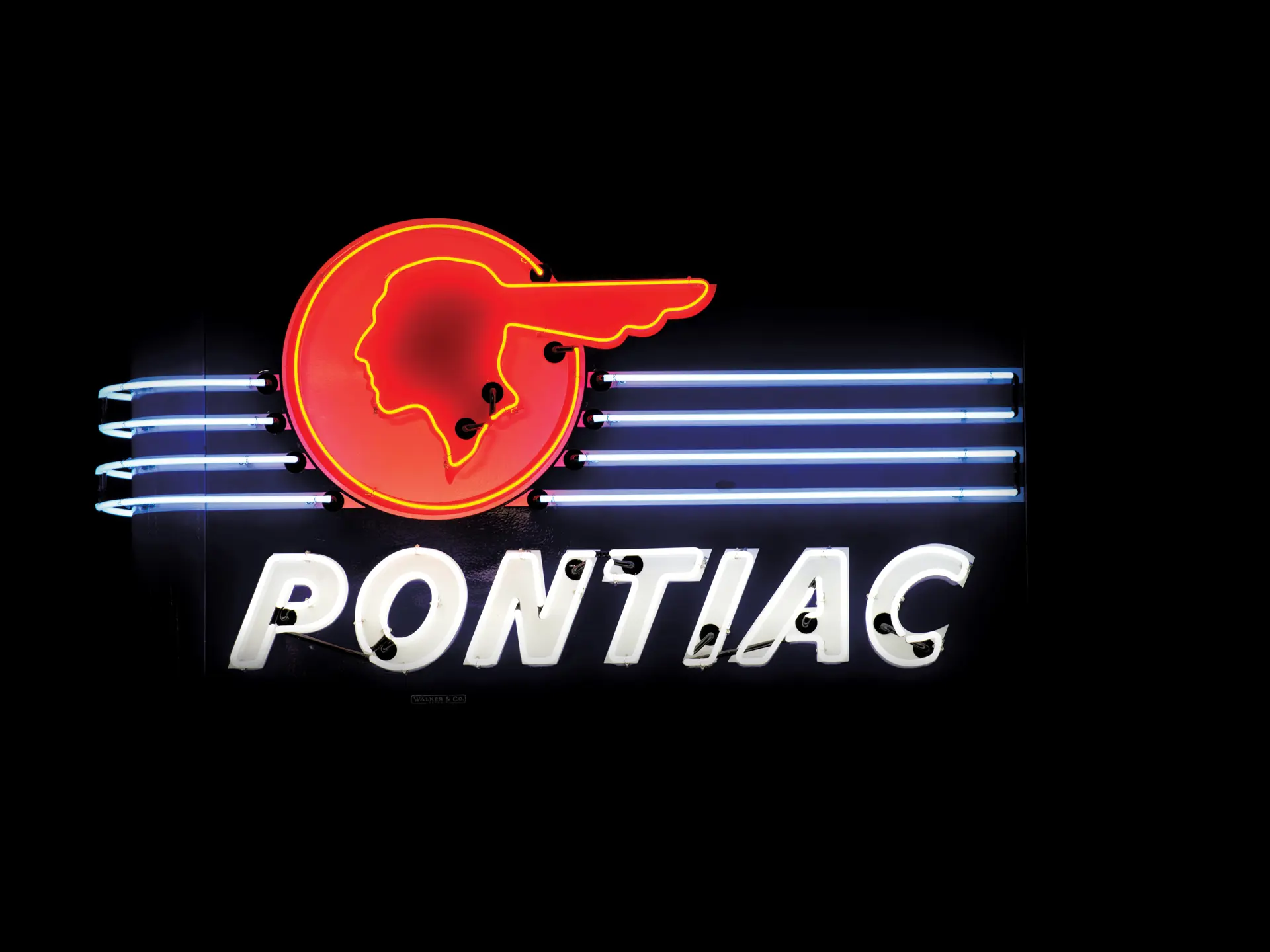 Pontiac Dealership Neon Sign | The Andrews Collection | RM Sotheby's