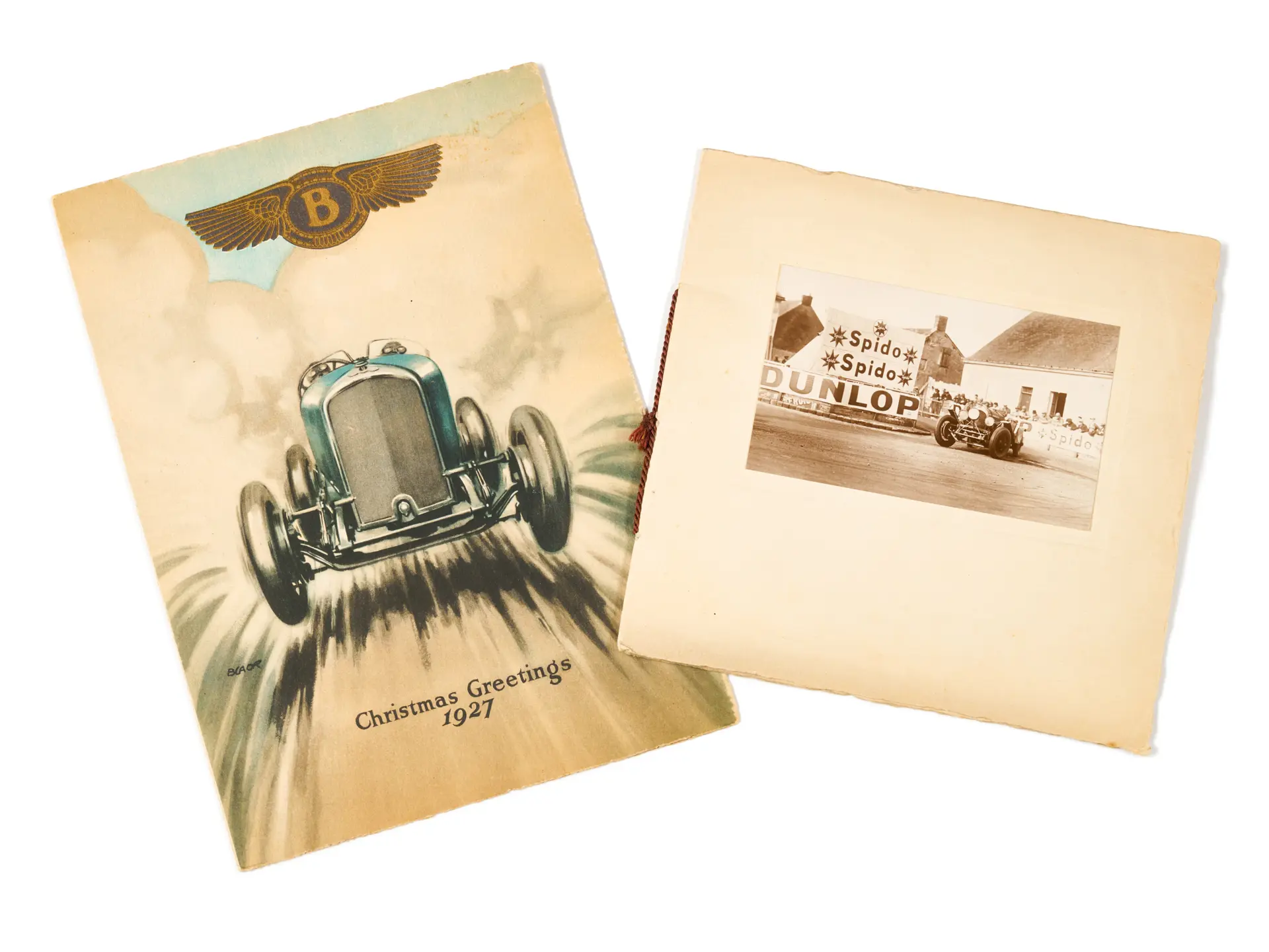 1927 and 1928 Bentley Motors Christmas Cards | London 2024 | RM Sotheby's