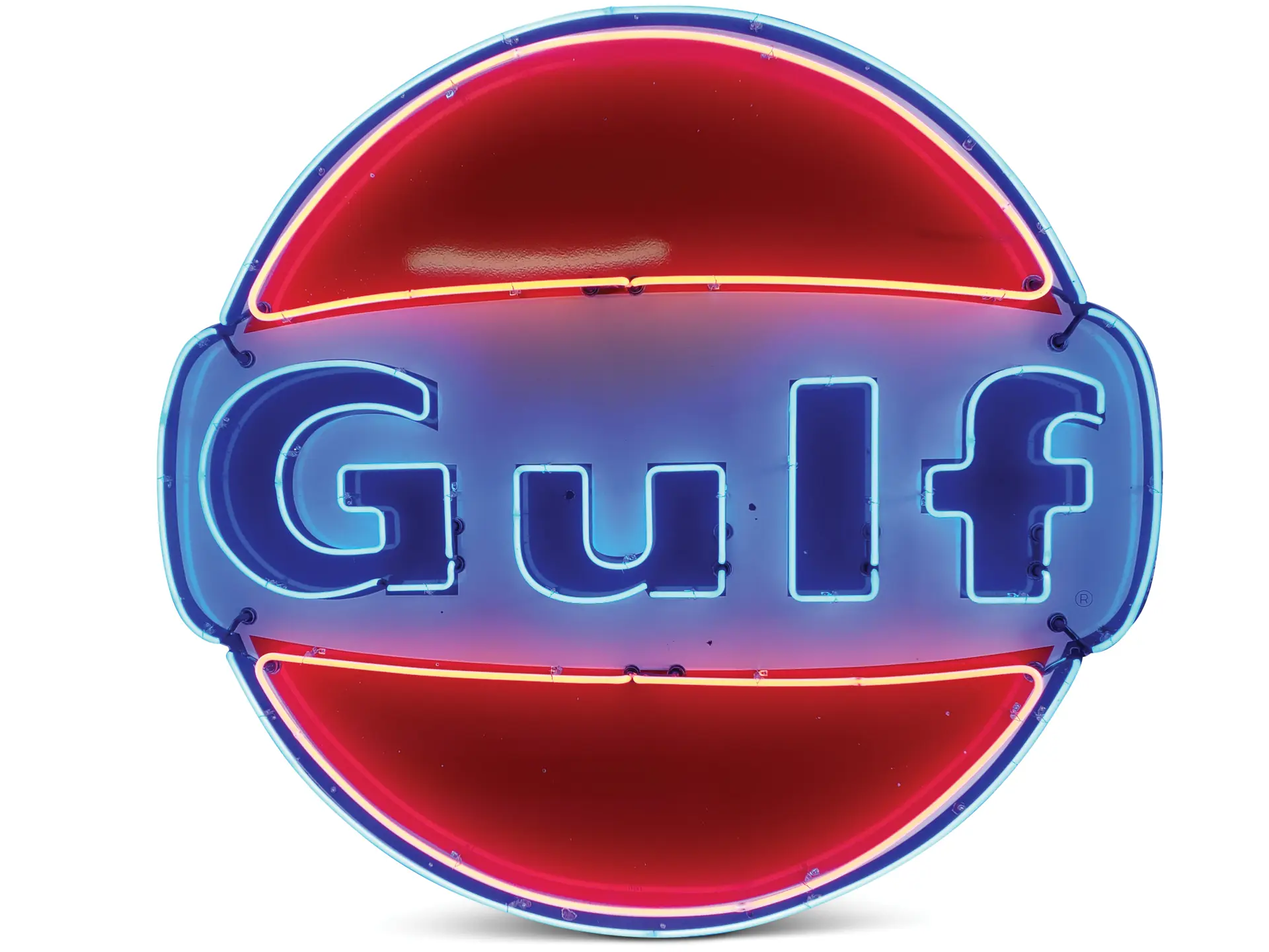 Gulf Neon Porcelain Sign | Auburn Fall 2019 | RM Sotheby's