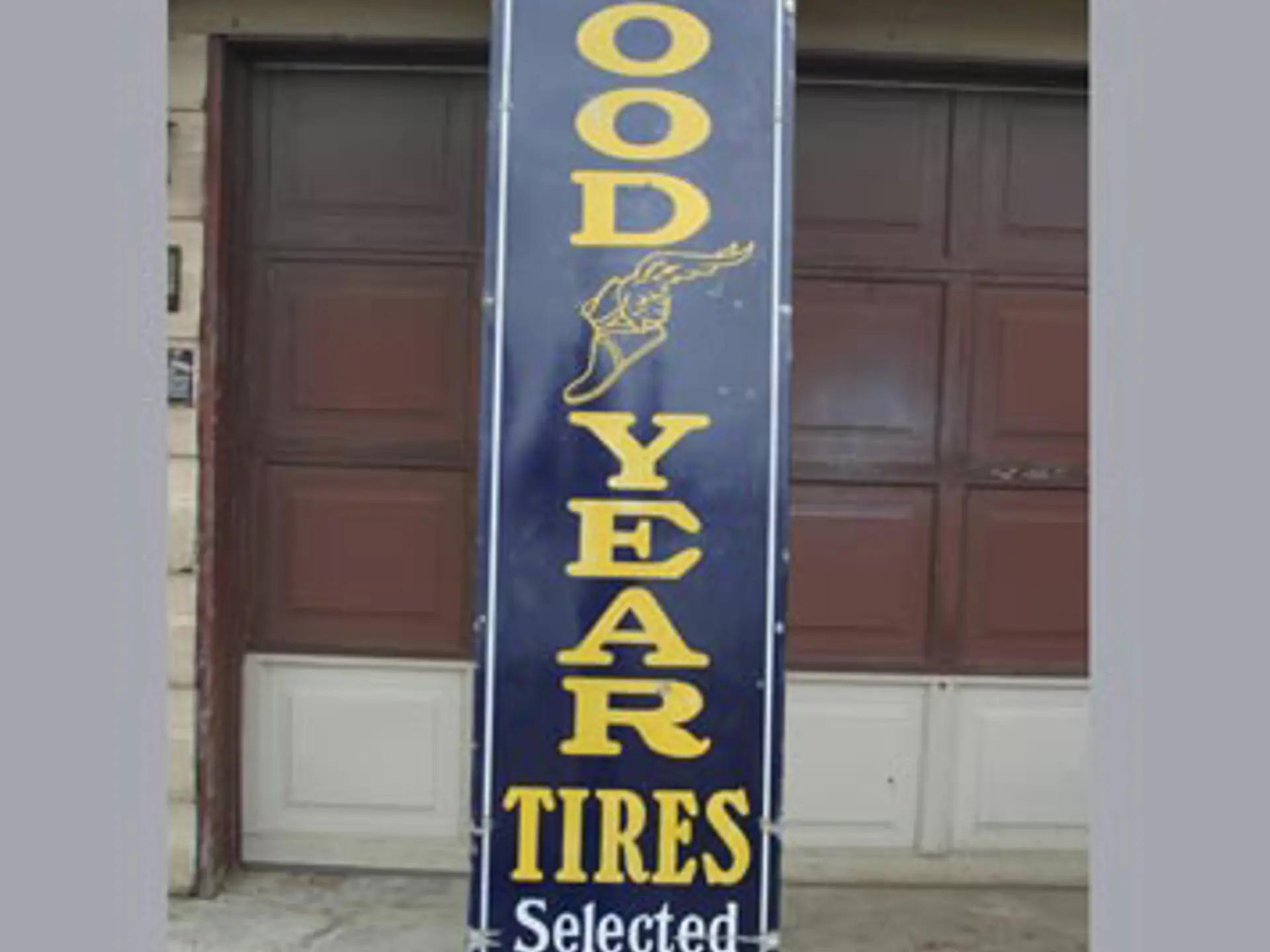 Original Porcelain GoodYear Tires Vertical Sign | The Florida Collector ...