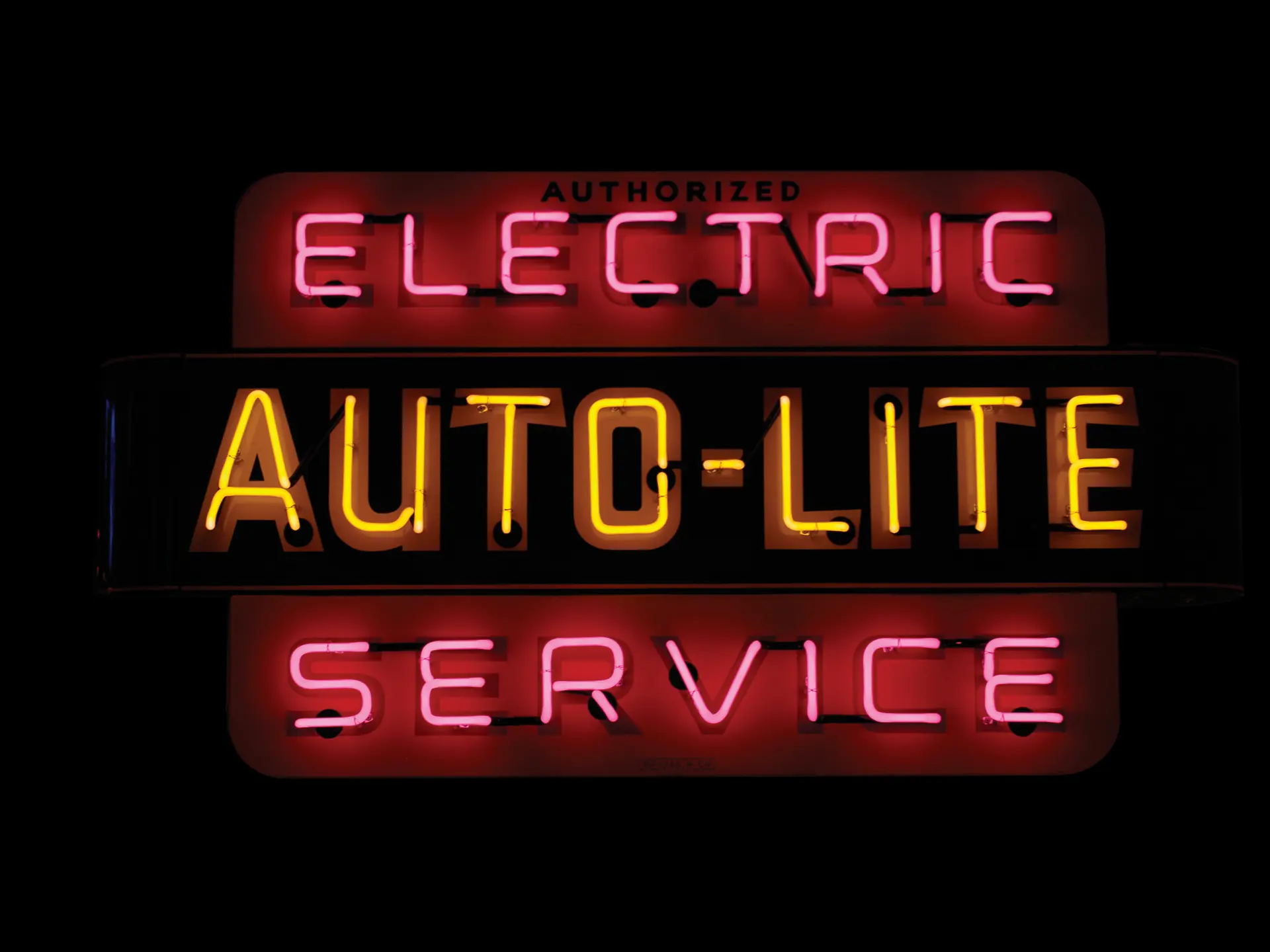 Electric Auto-Lite Service Neon | The Dingman Ford Collection | RM Sotheby's