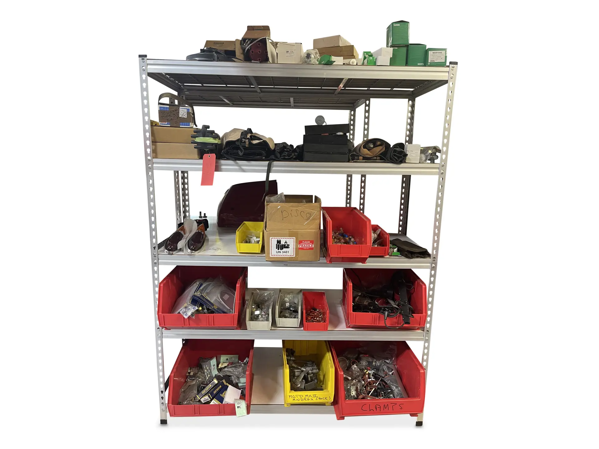 Parts Shelving with Contents | Gene Ponder Collection | RM Sotheby's