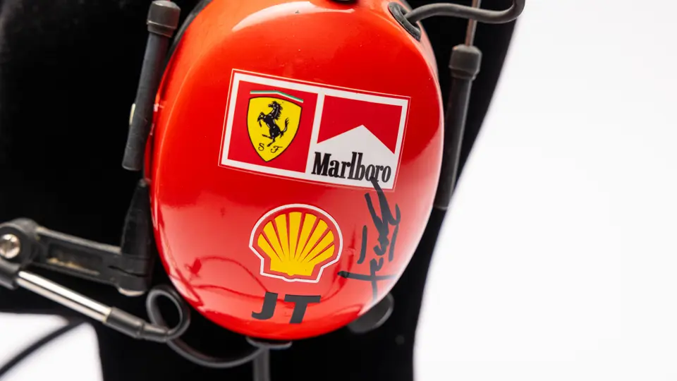 Jean Todt Scuderia Ferrari Formula 1 Signed Headset | The Schumacher ...
