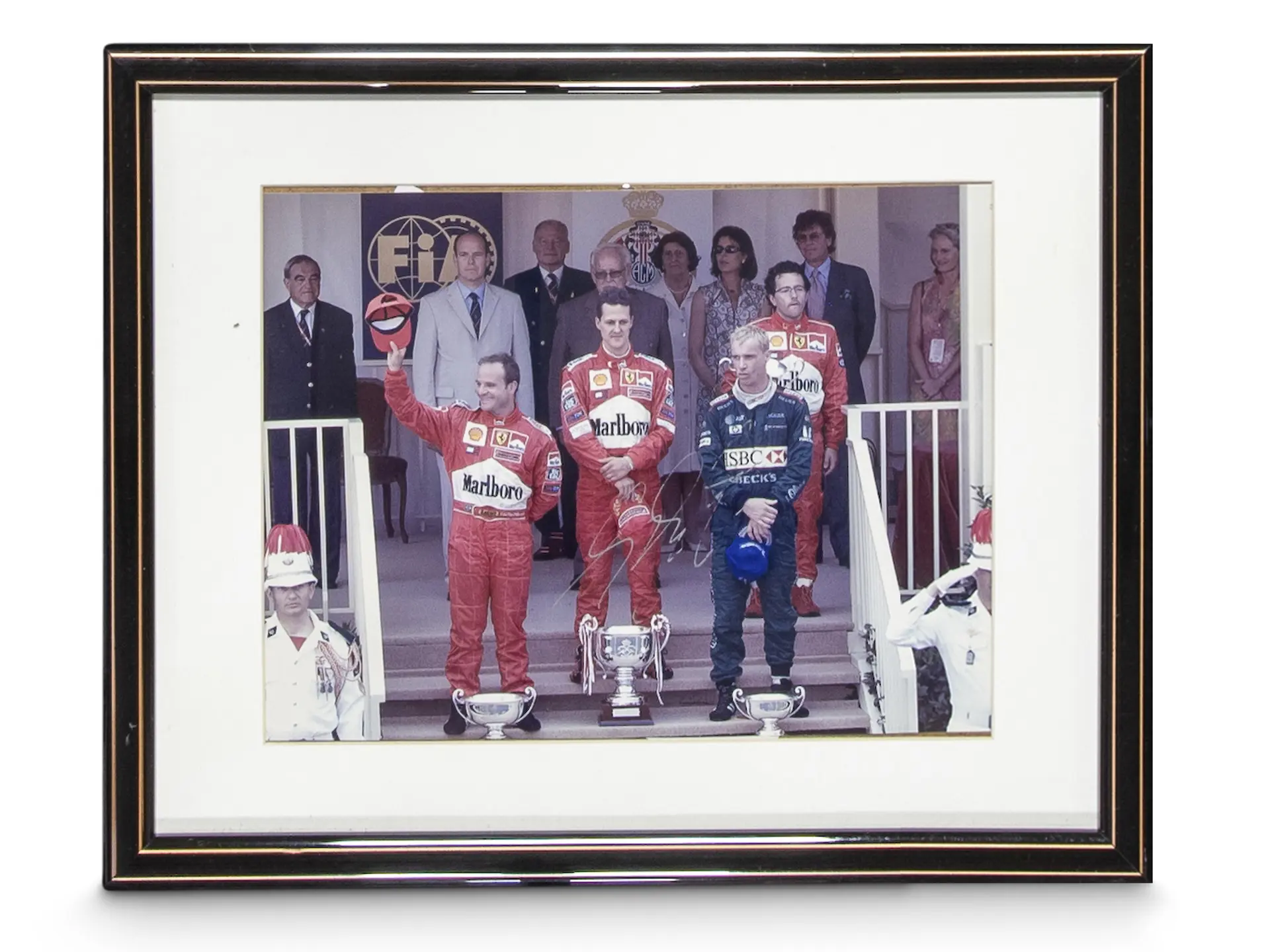 Ferrari F1 Podium Photo Signed by Michael Schumacher | The Cohen ...