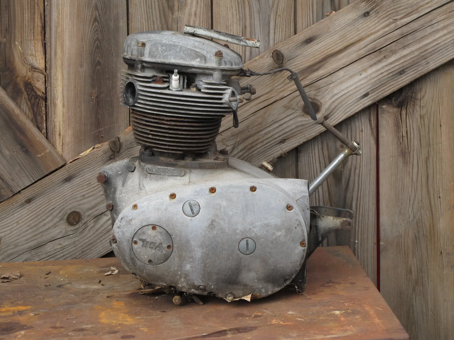 BSA Two Cylinder Motorcycle Engine | The Lee Roy Hartung Collection ...
