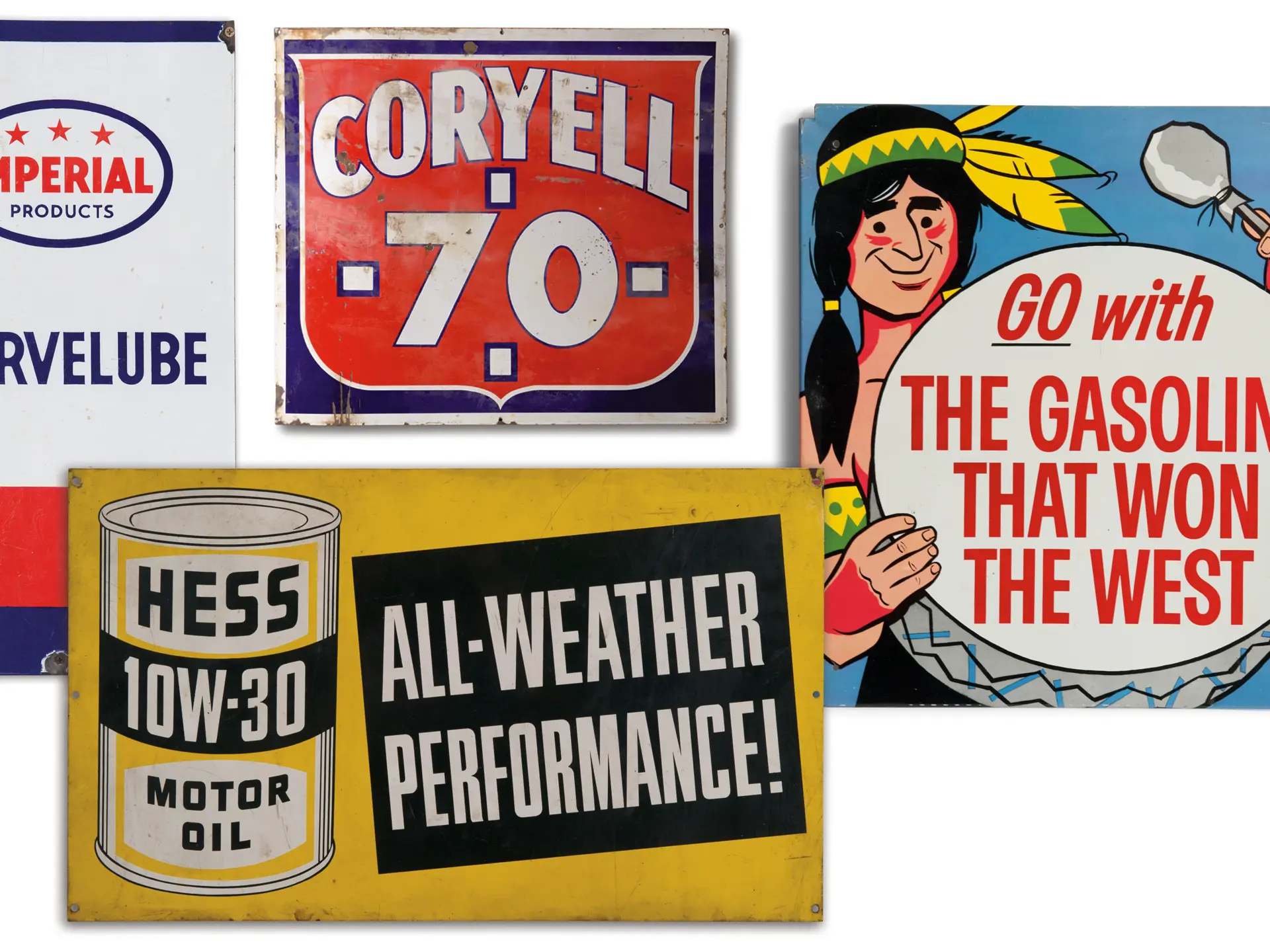Four Oil & Gas Signs | The Dingman Collection 2012 | RM Sotheby's