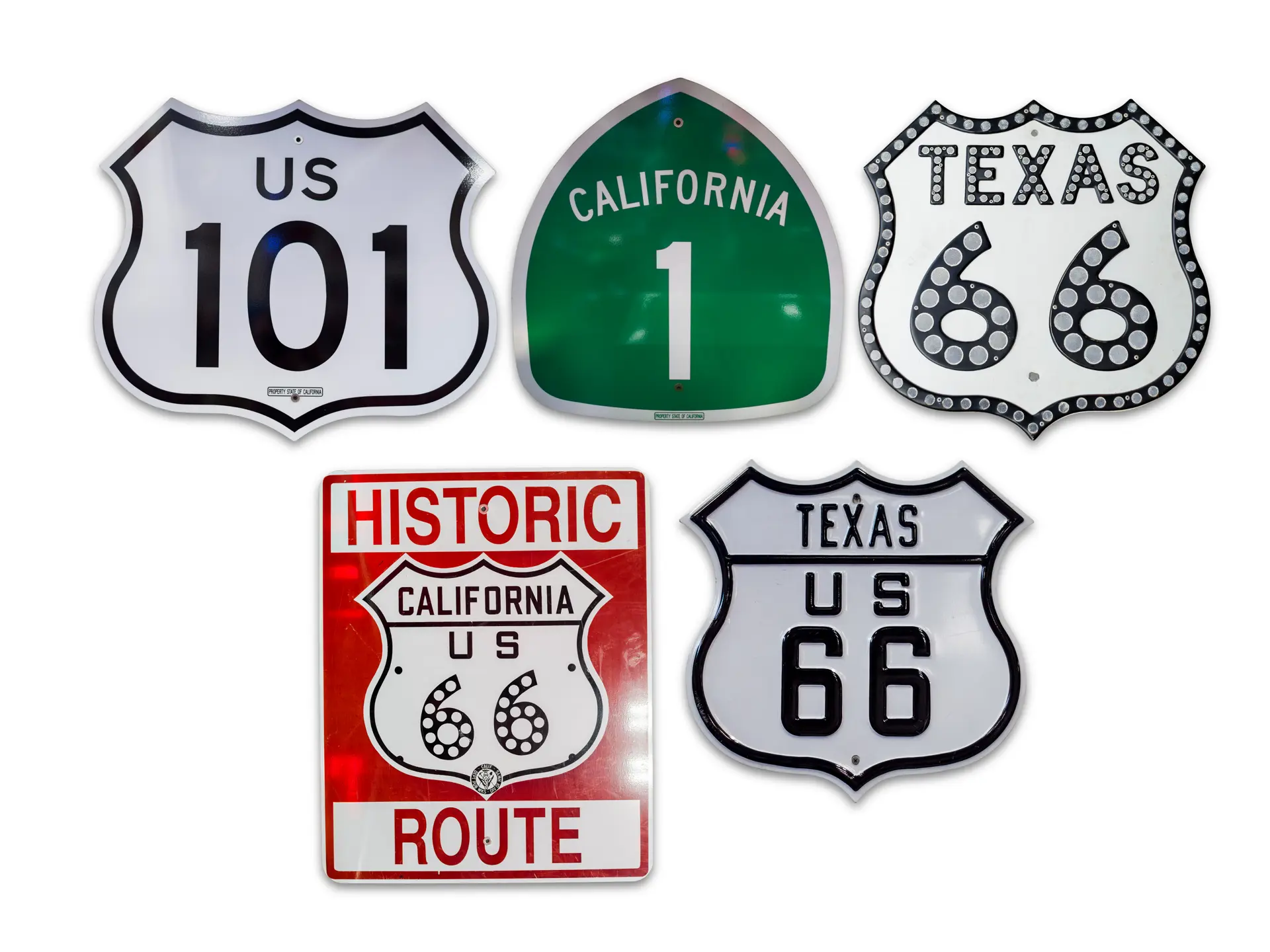 Assorted Road Signs | Gene Ponder Collection | RM Sotheby's