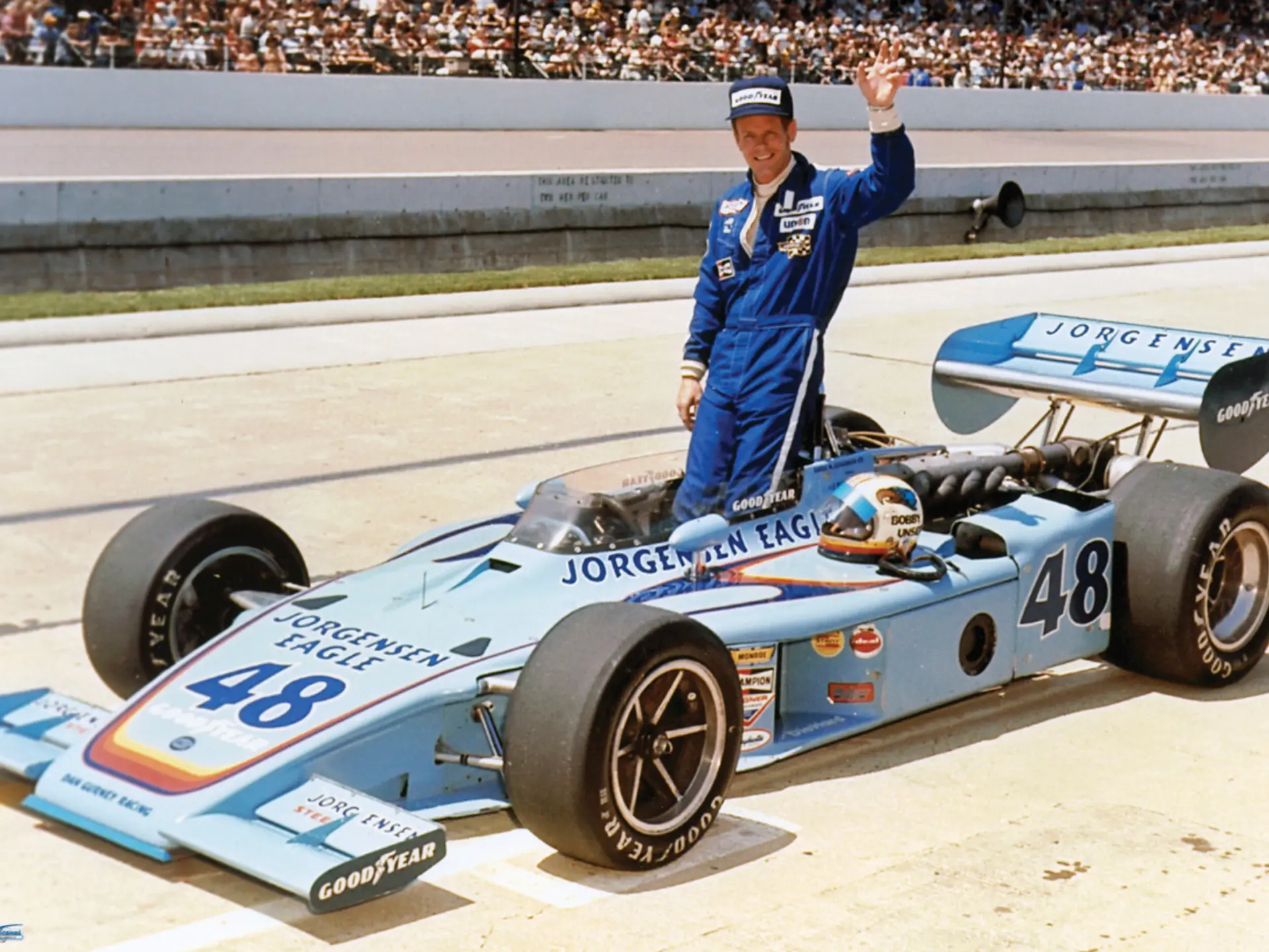 1975 Indy 500 winning Eagle, driven by Bobby Unser ~ Autographed ...