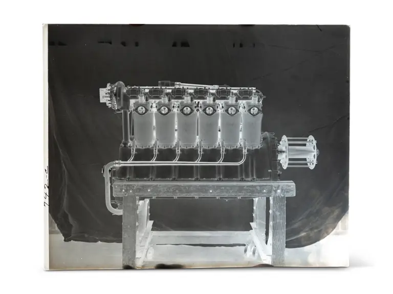 Duesenberg Aircraft Engine Glass Negatives and Photographs | Hershey ...