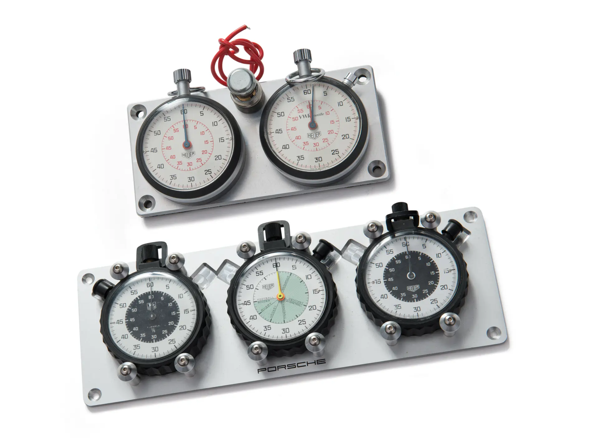 Two Sets of Heuer Rally Timers | The Andrews Collection | RM Sotheby's