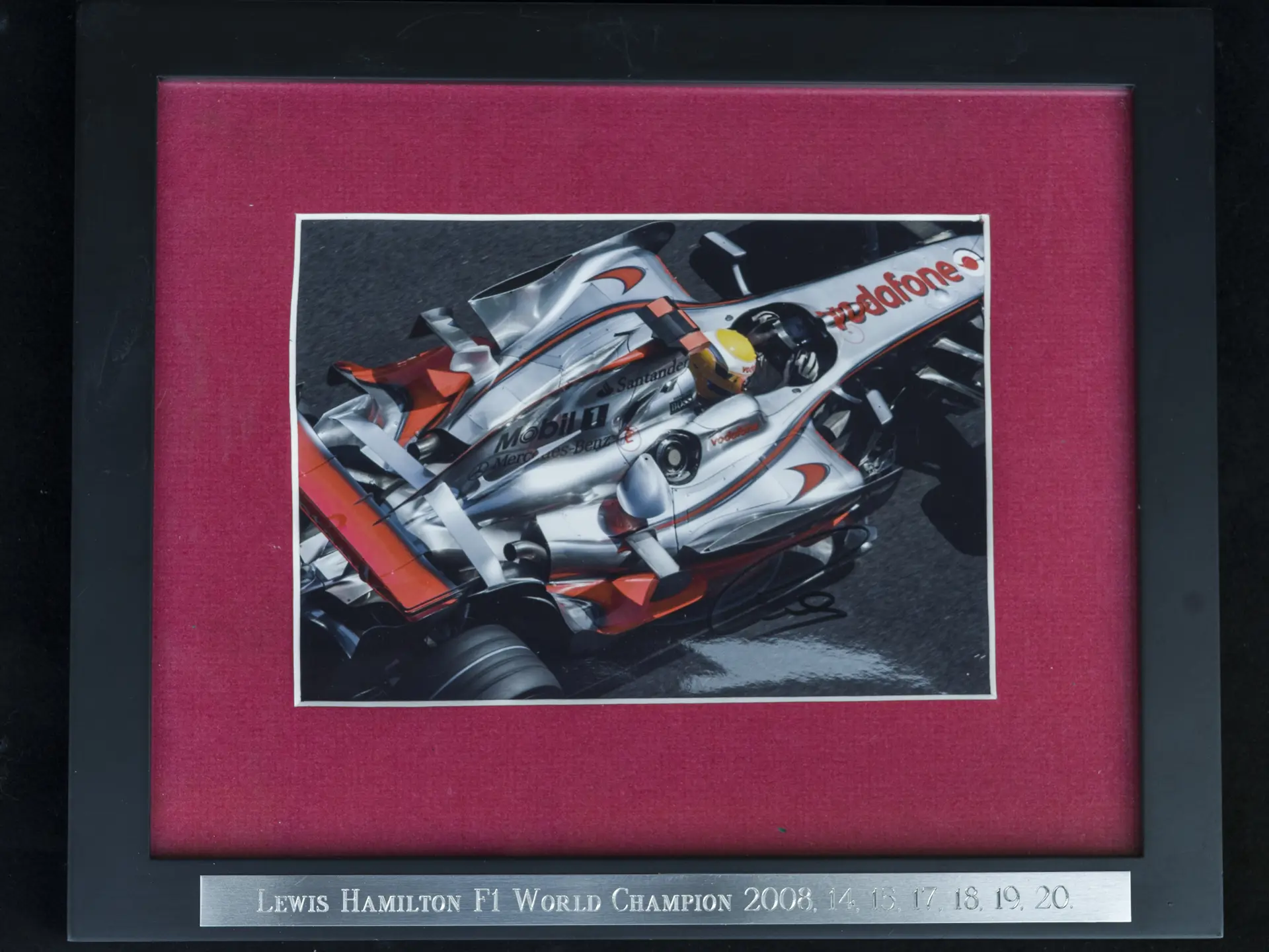 Lewis Hamilton Signed Photograph | Open Roads, August 2021 | RM Sotheby's