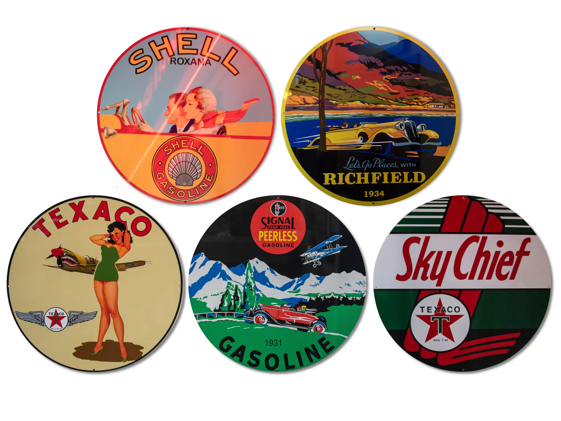 Assorted Petroliana Metal Signs | Gene Ponder Collection | RM Sotheby's