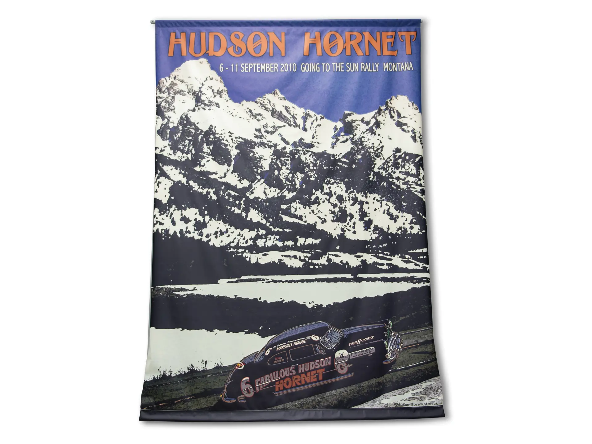 Hudson Hornet Going To The Sun Rally Banner | The Elkhart Collection | RM Sotheby's