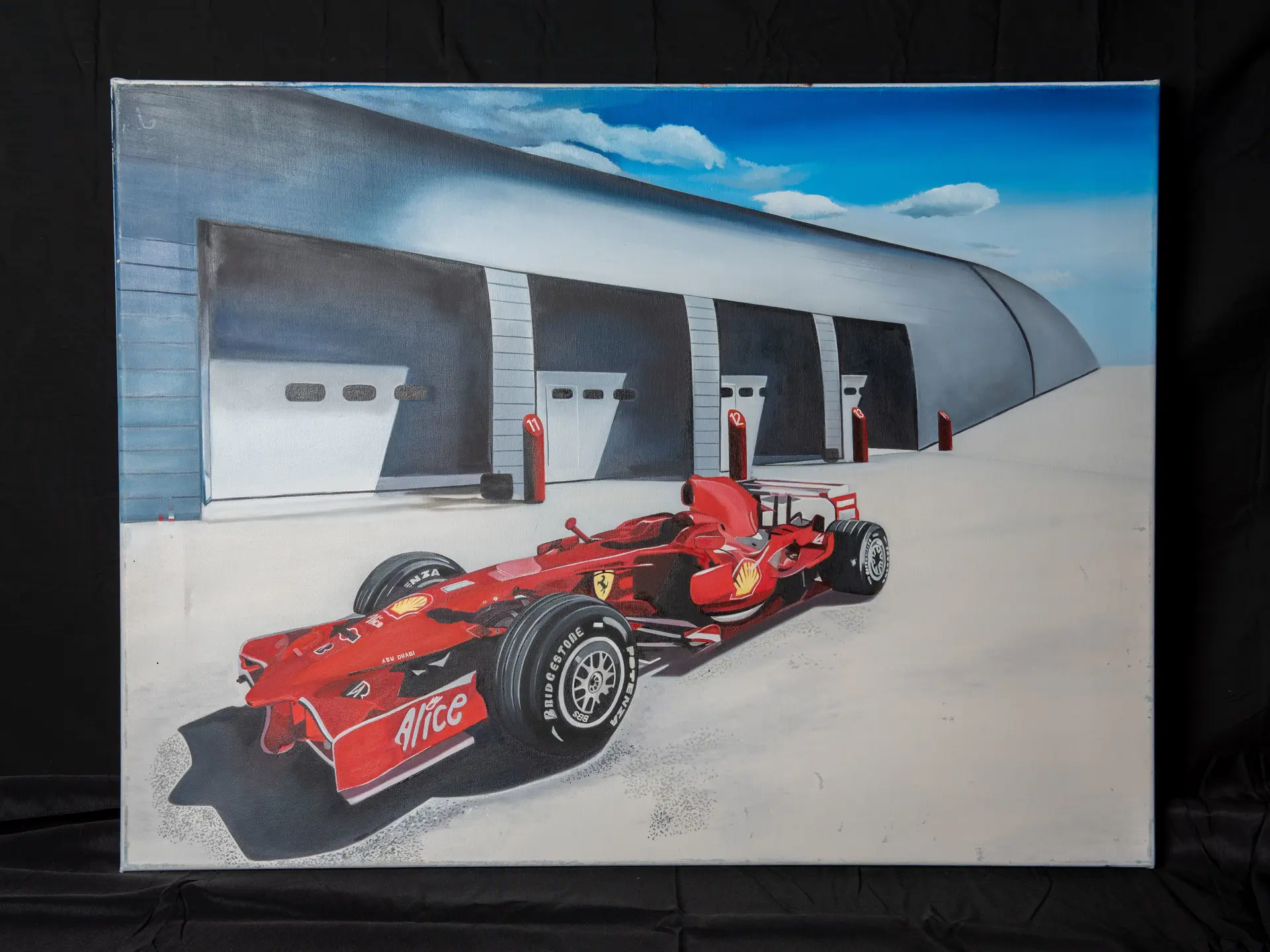 Formula 1 Michael Schumacher Ferrari Painting | Fort Lauderdale 2022 ...